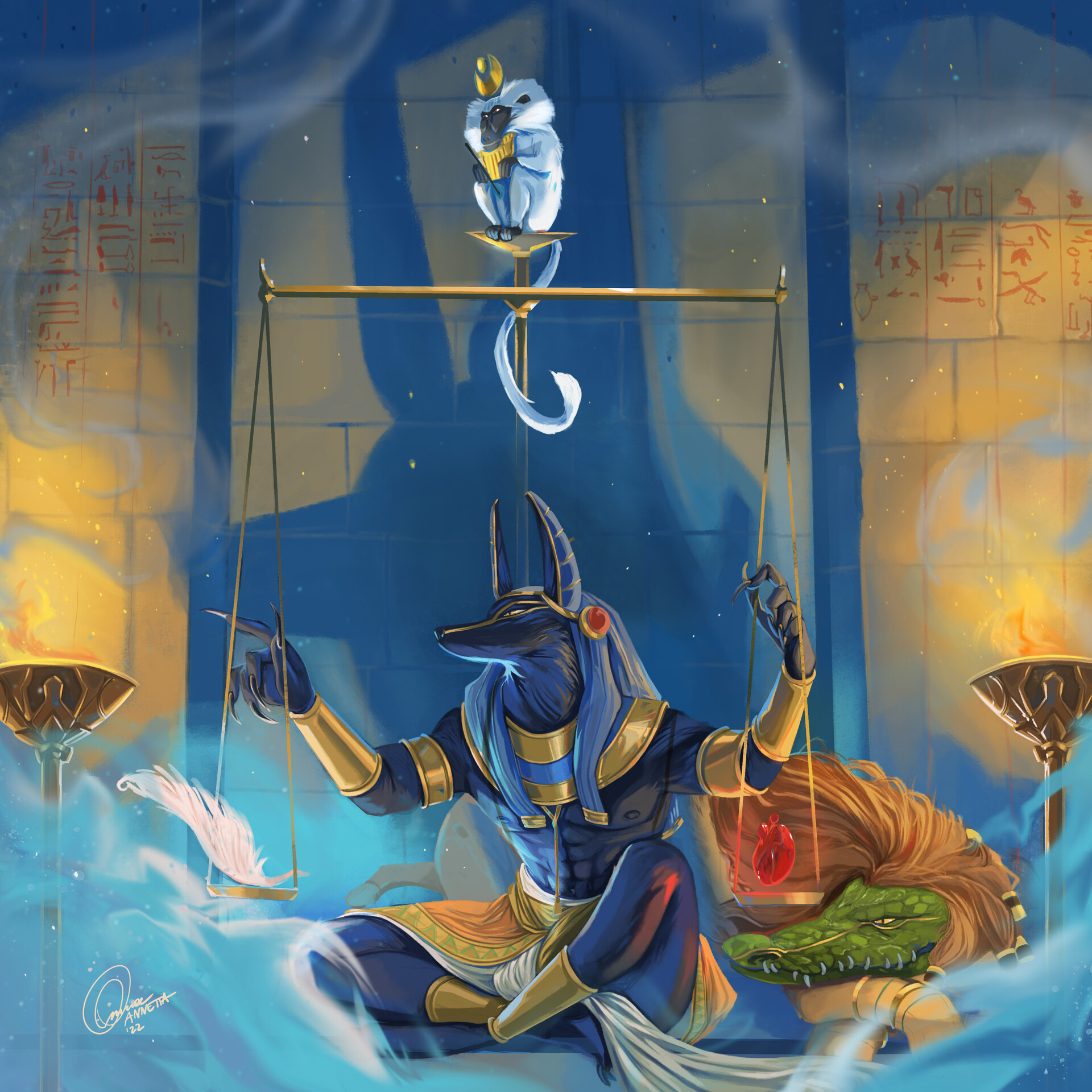 Anubis And Ammit