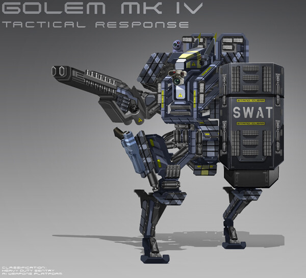 ArtStation - Golem Mark 4 / Tactical Response