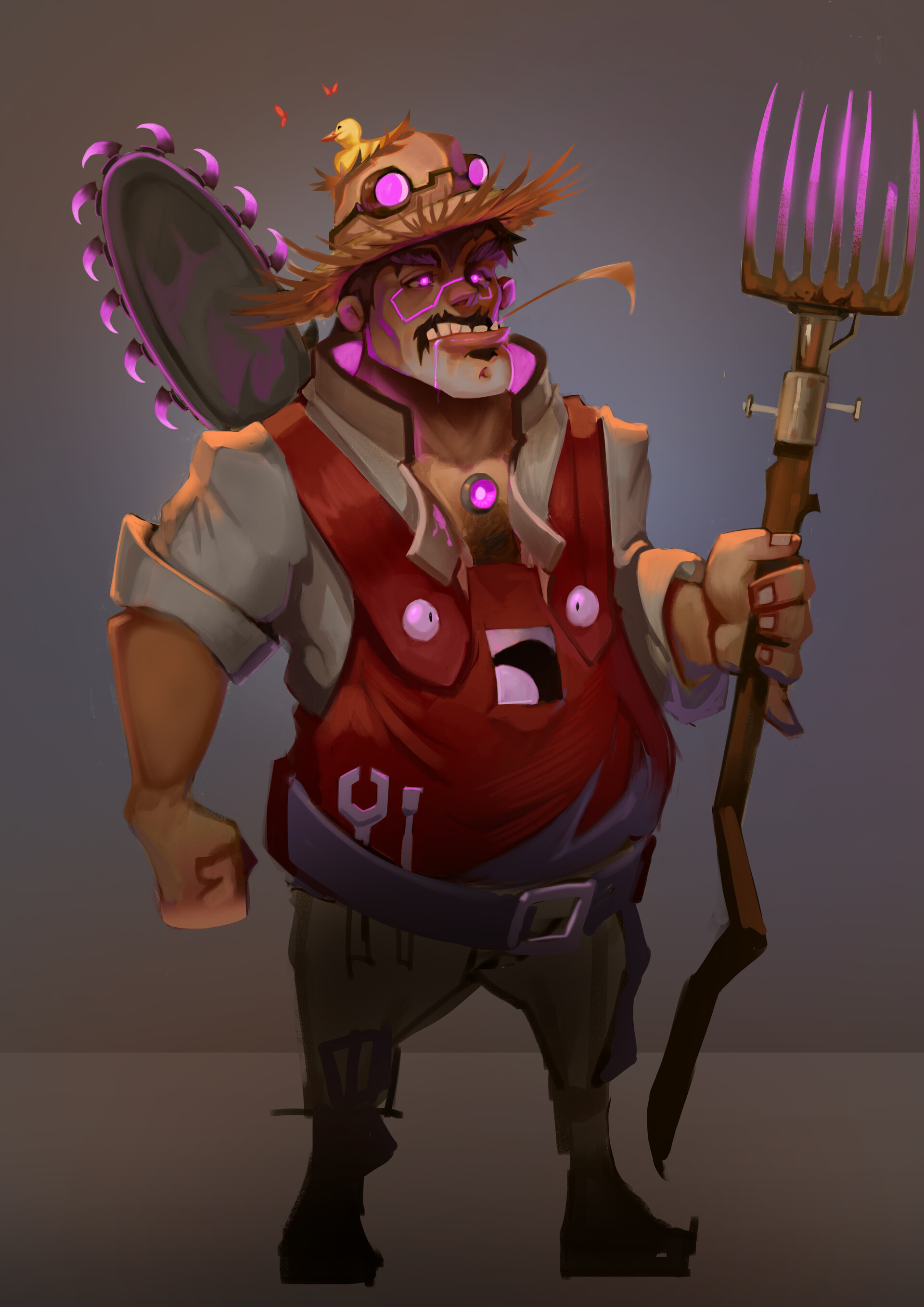 ArtStation - Cyberpunk Farmer