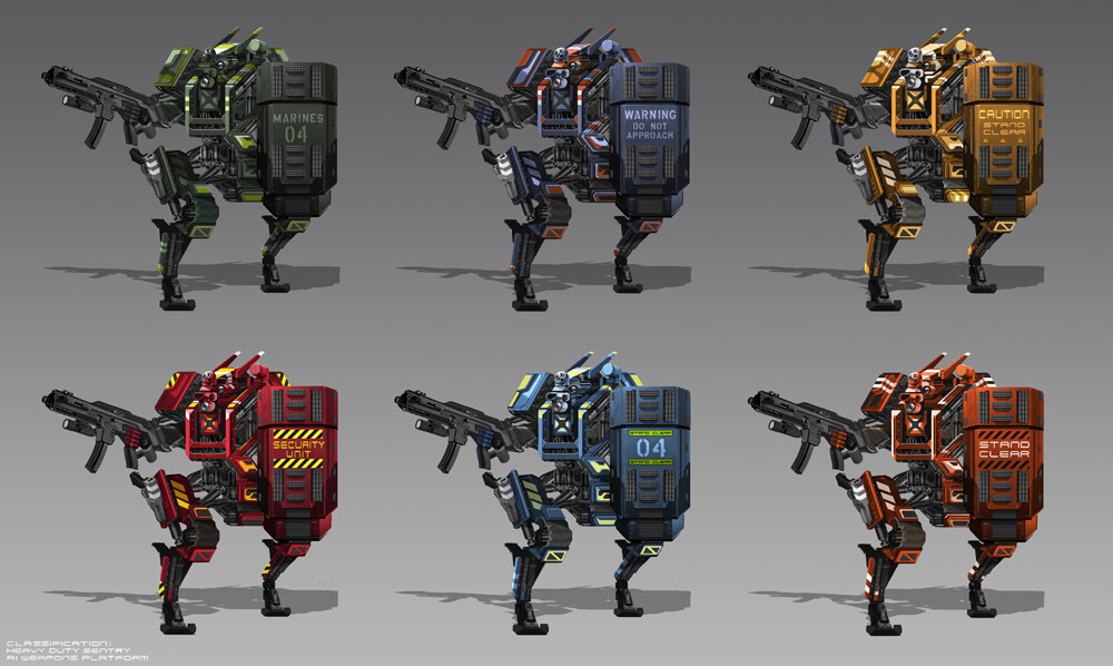 ArtStation - Golem Mark 5 / Design variants