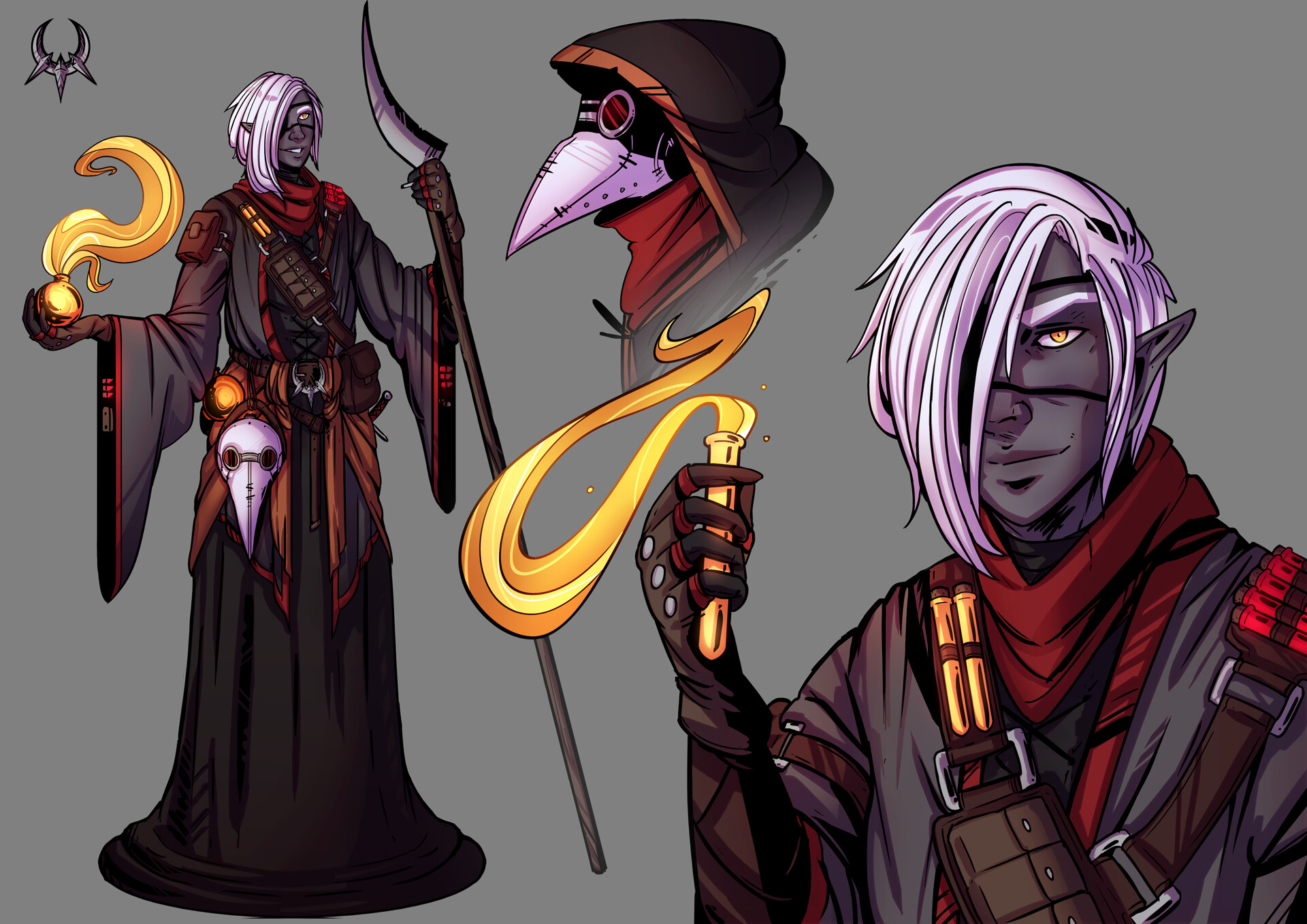 ArtStation - Dark elf Plague Doctor