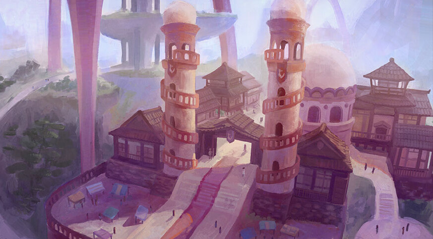 ArtStation - Weird Village Concept Art