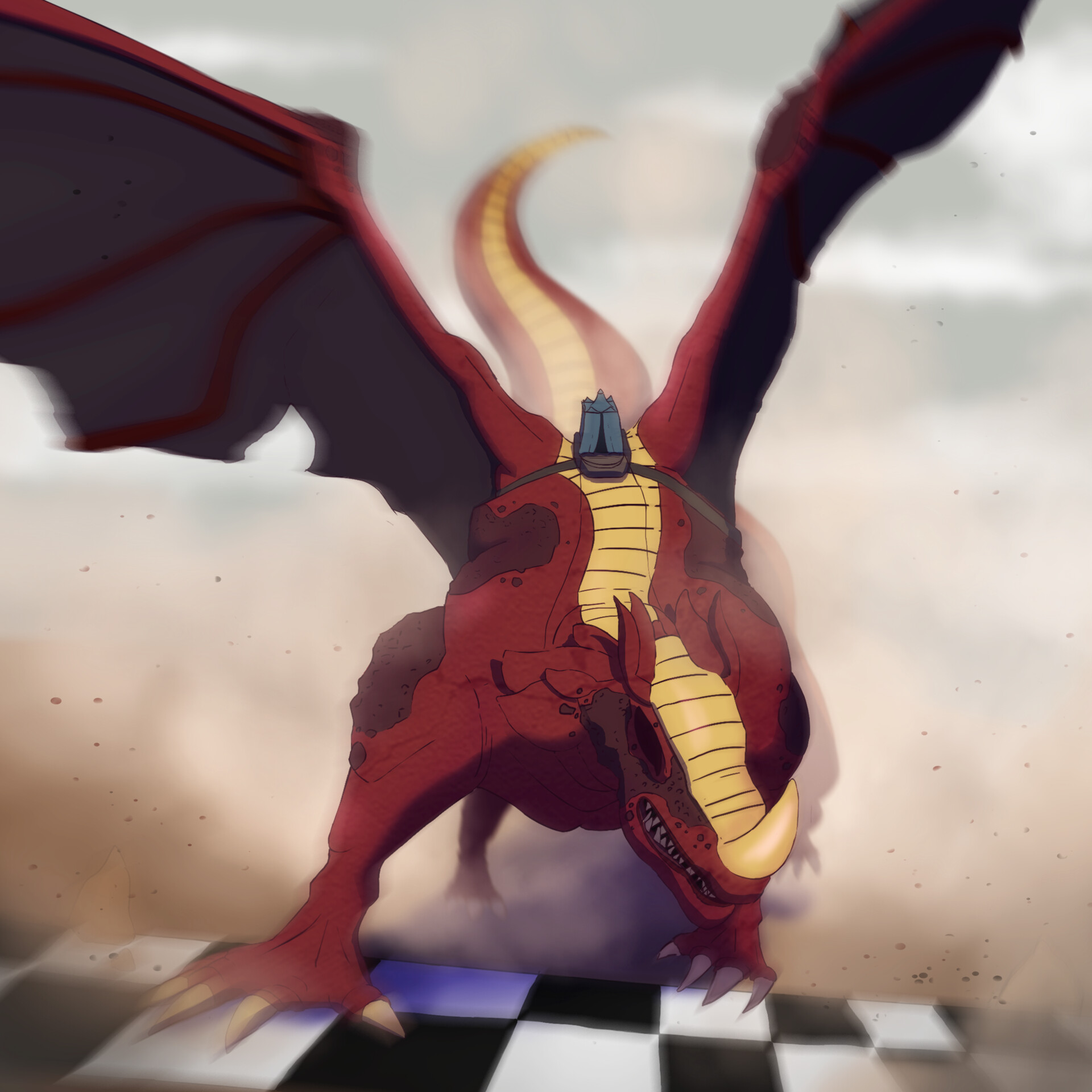 ArtStation - Racing - Dragon Racing