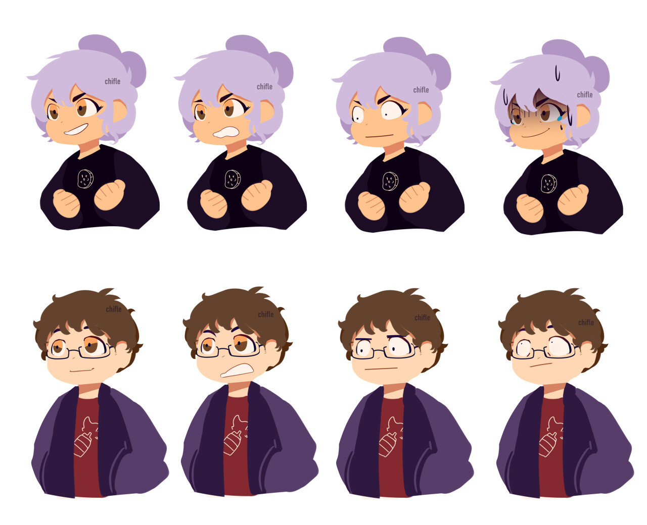 ArtStation - Character Avatars - JM and MP