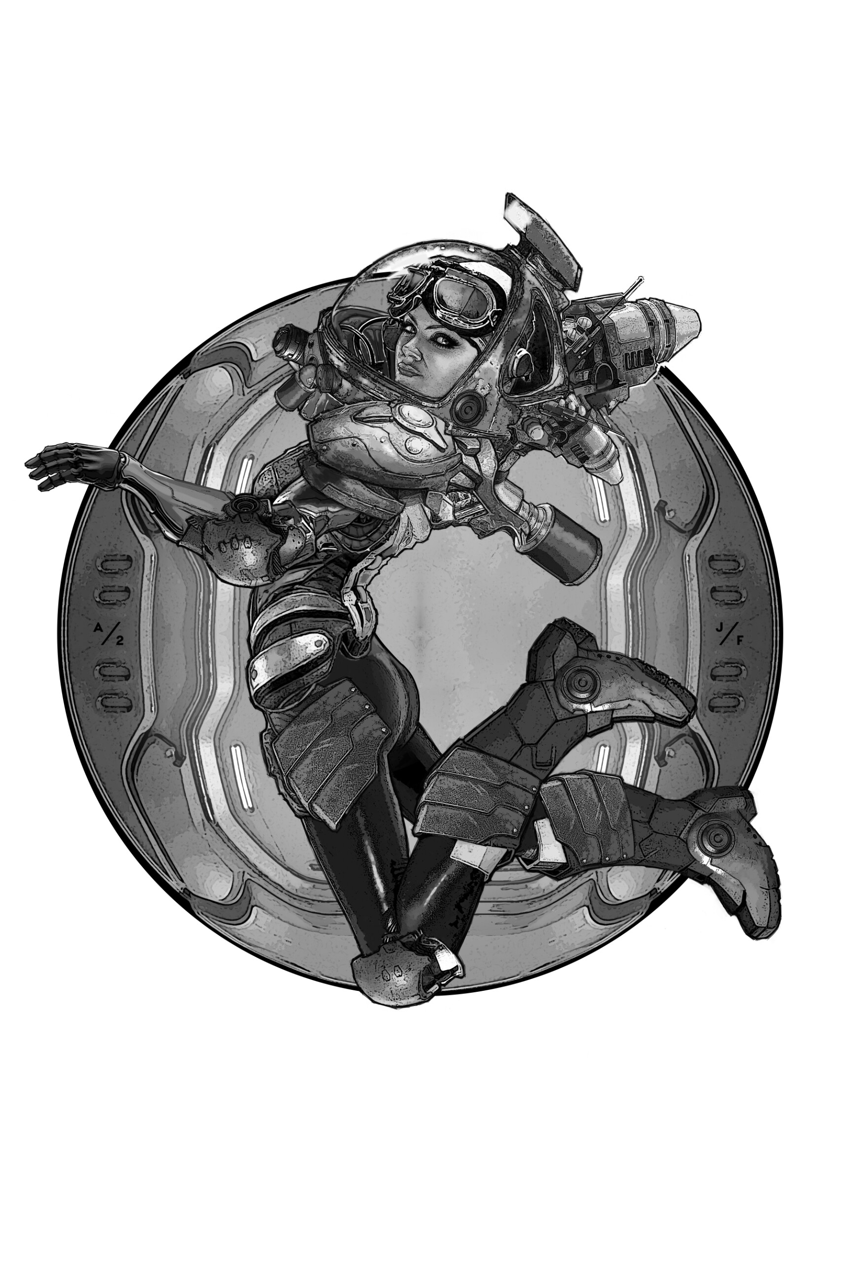 ArtStation - Airlock 2 / Practice piece (W.I.P.)