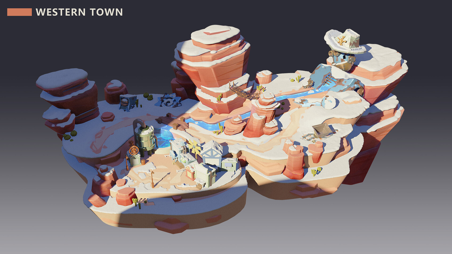 ArtStation - Western Town