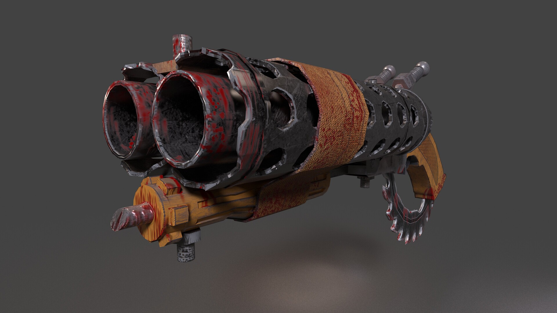 ArtStation - Post apocalyptic gun.