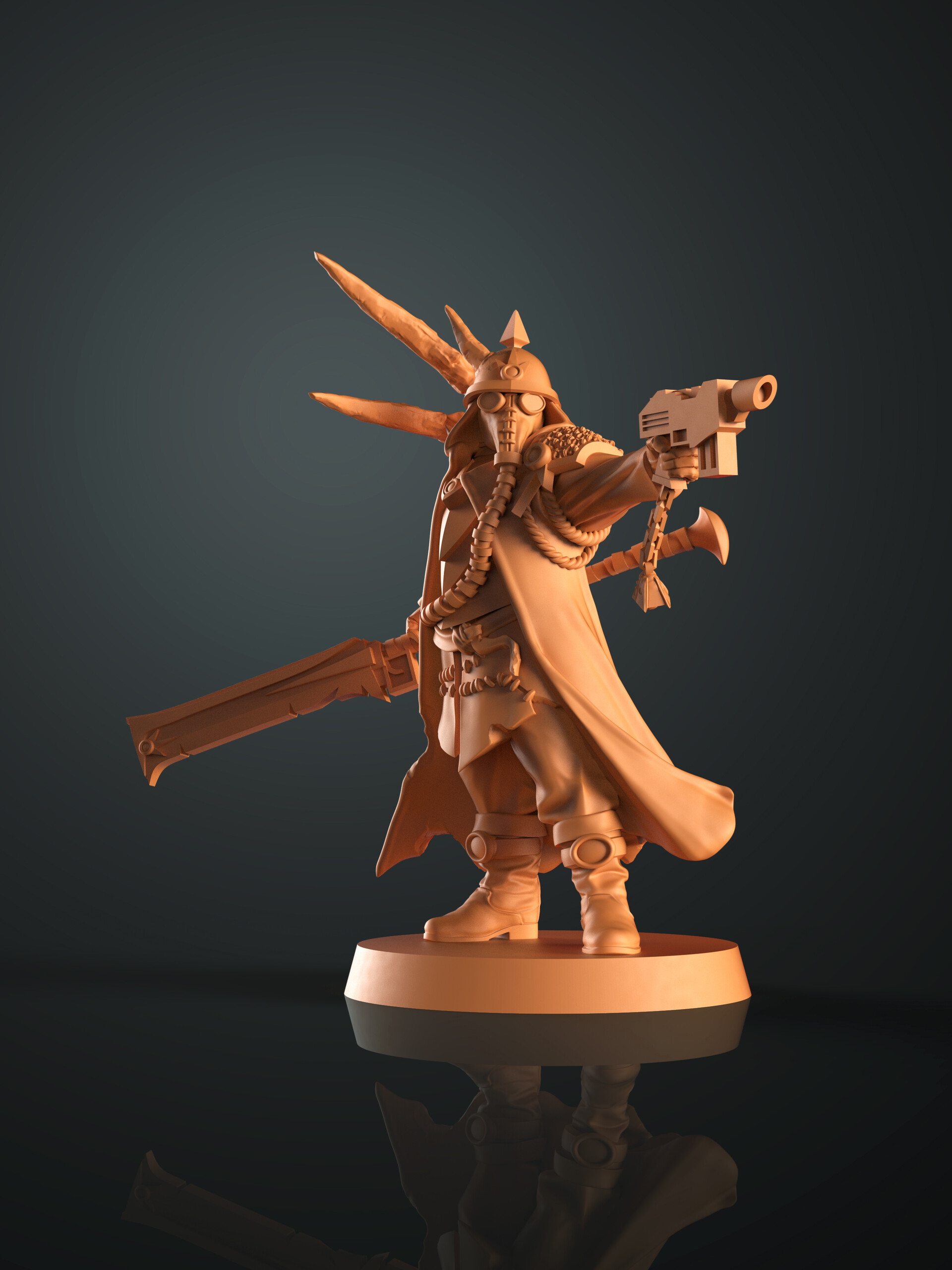 ArtStation - Infantry sargeant - Fallen Regiments