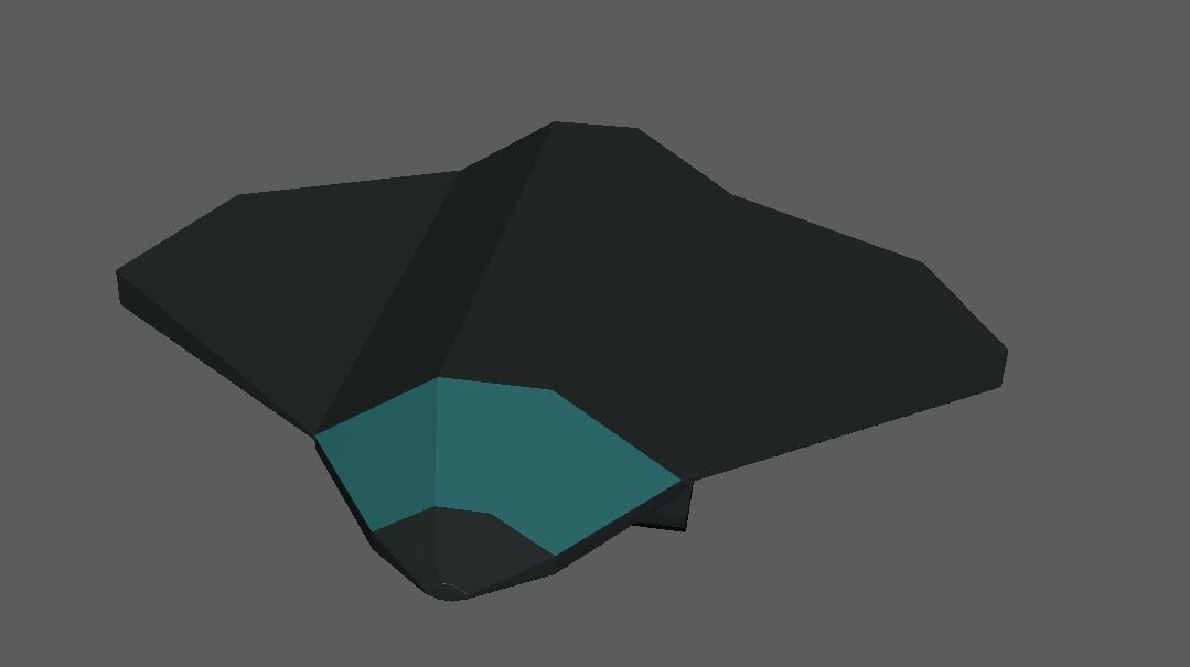 ArtStation - Low poly Stealth Bomber