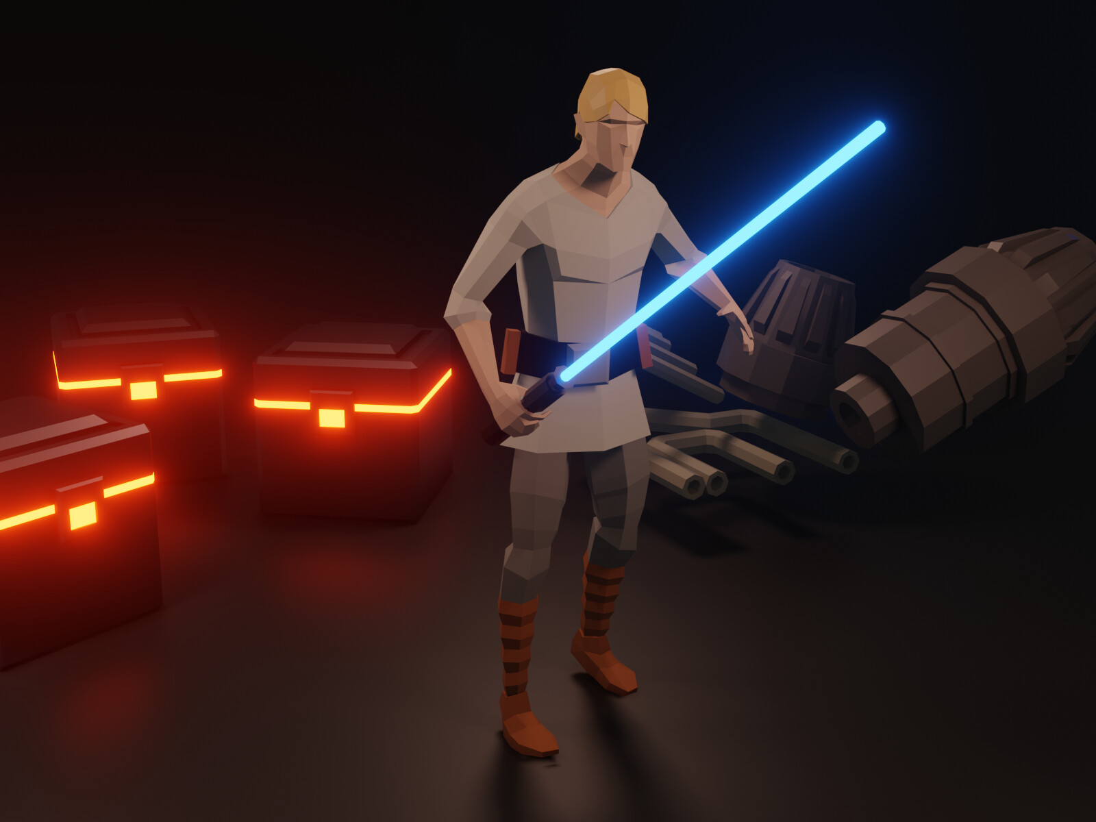 ArtStation - Low poly Star Wars