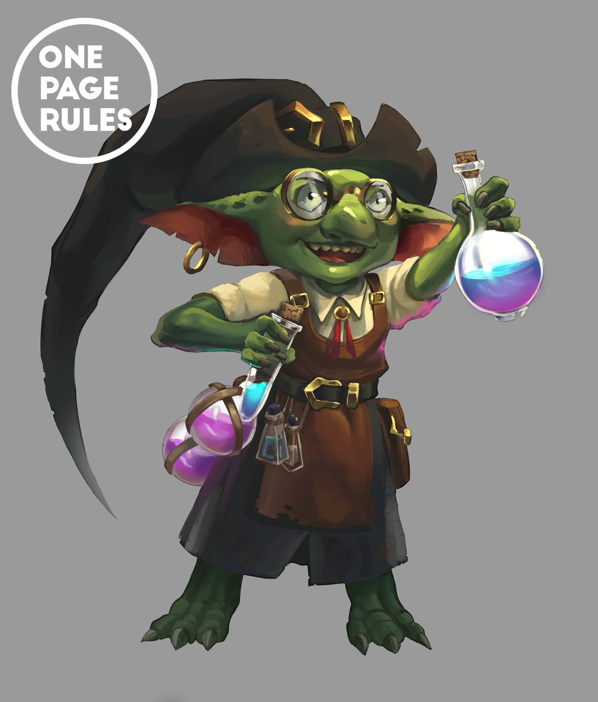 ArtStation - Goblin i did For one page rules