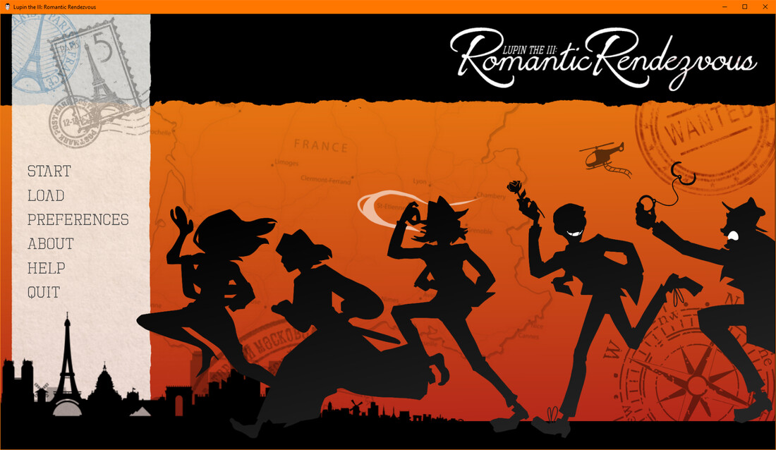 ArtStation - Lupin the III - Ren'Py UI Theme