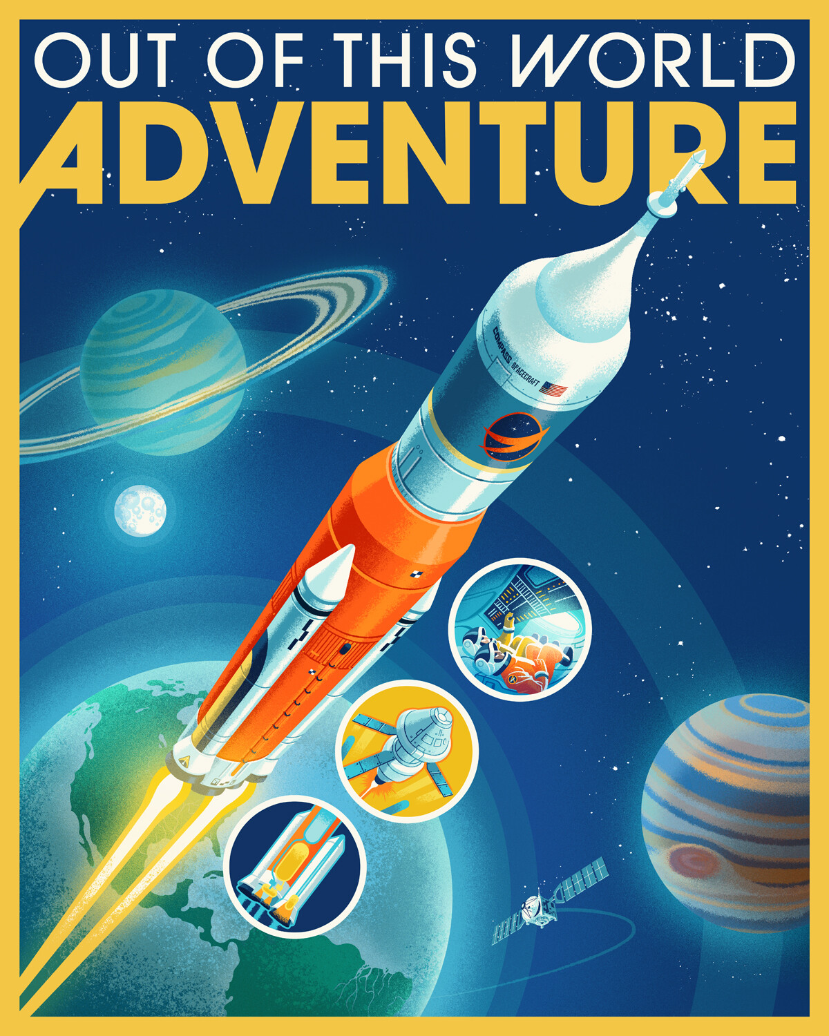 George Caltsoudas - Little Passports: Rocket poster
