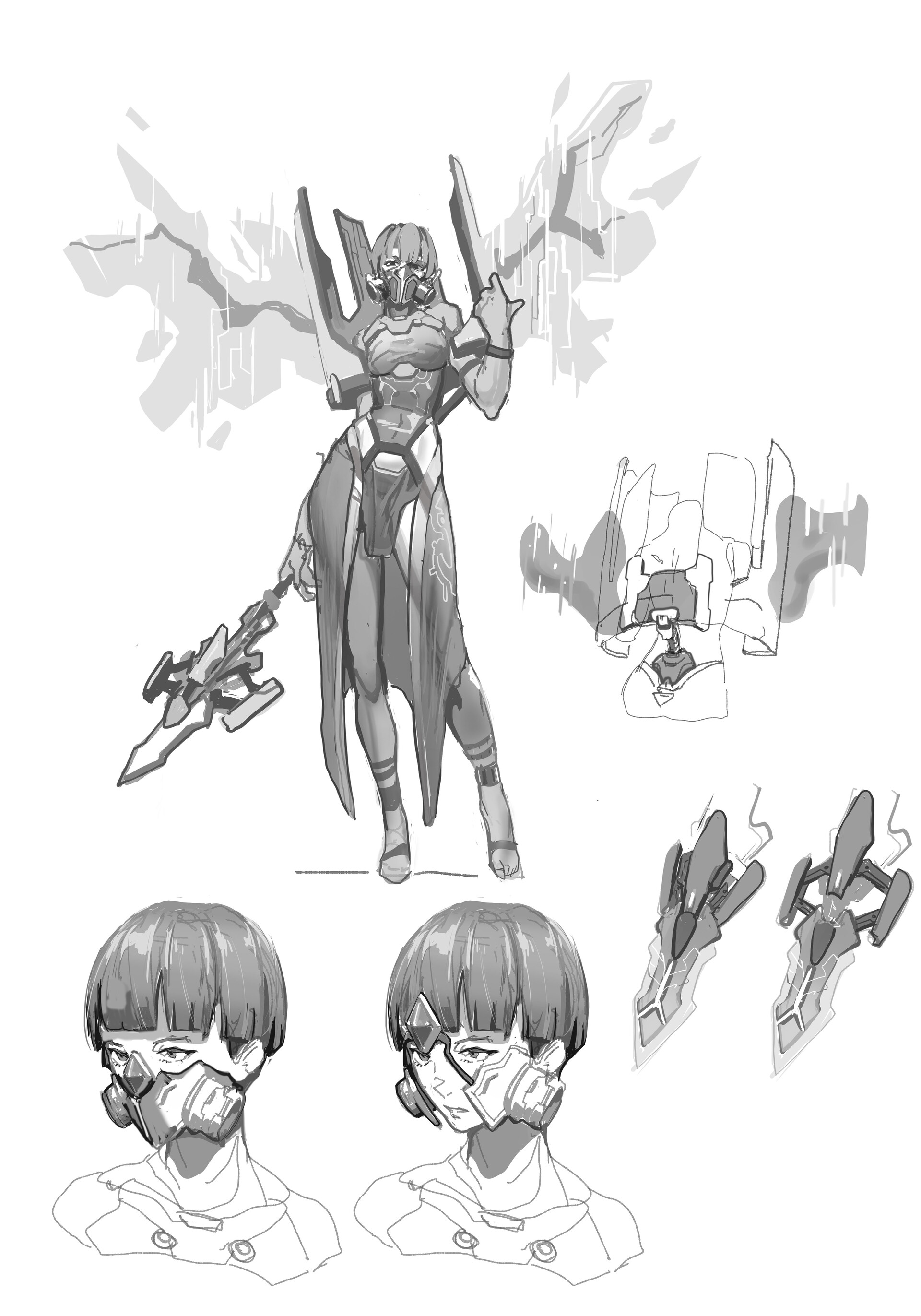 ArtStation - cyber seraph