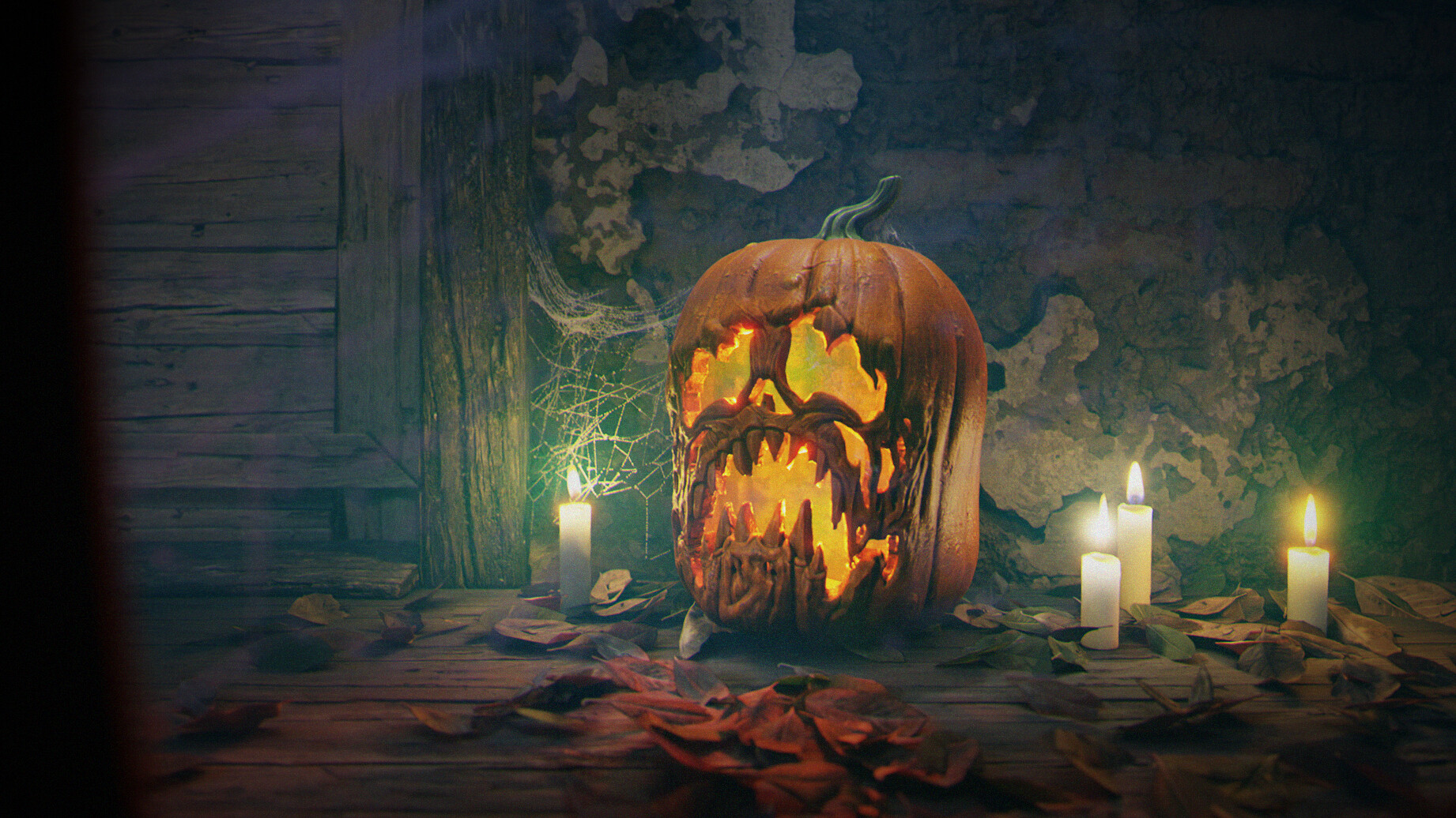 ArtStation - Halloween pumpkin