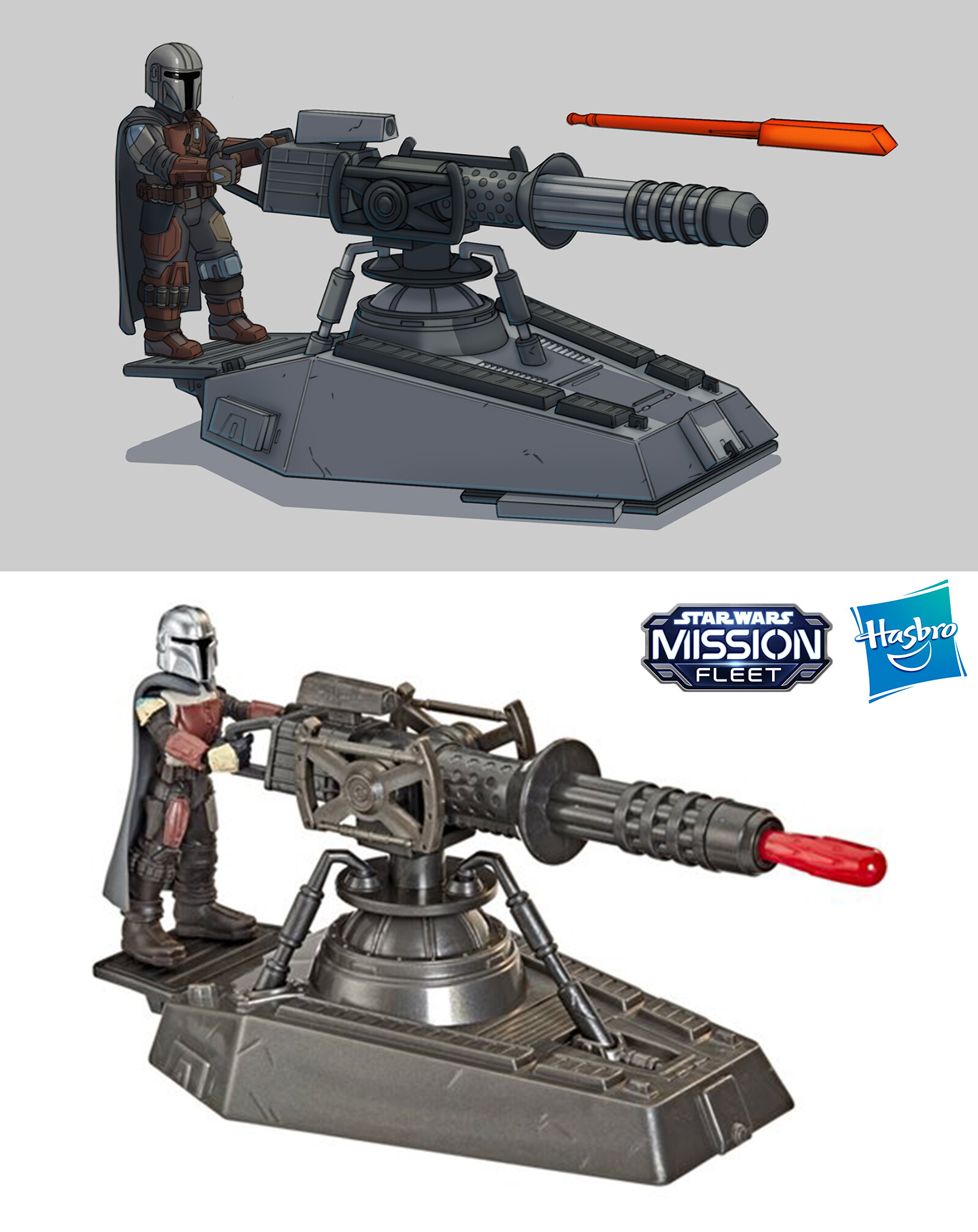 ArtStation - Mission Fleet Mandolorian E-web Cannon