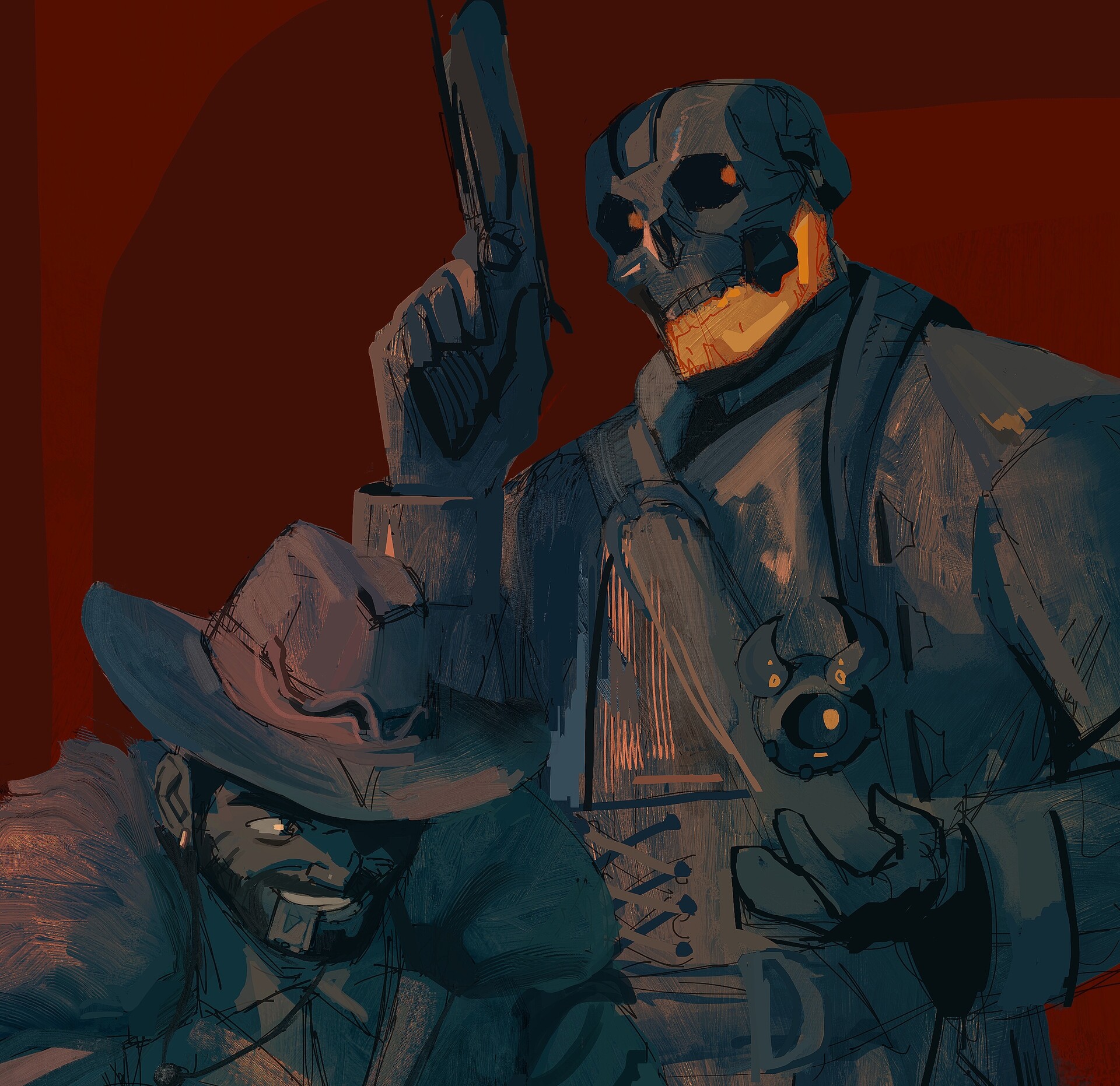 ArtStation - Space Cowboy Pirates (Destiny 2 fanart)