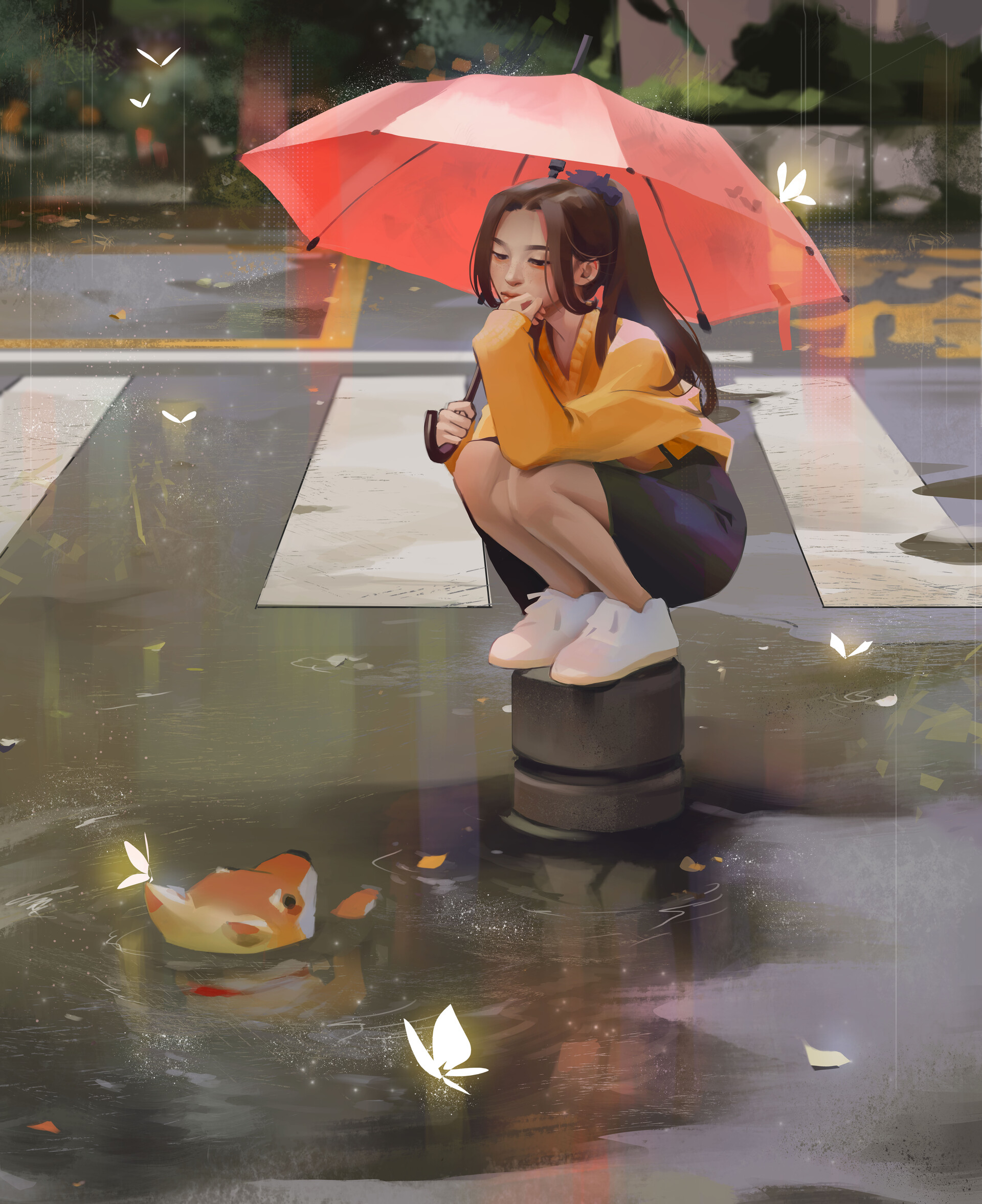 ArtStation - Raining Cats and Dogs