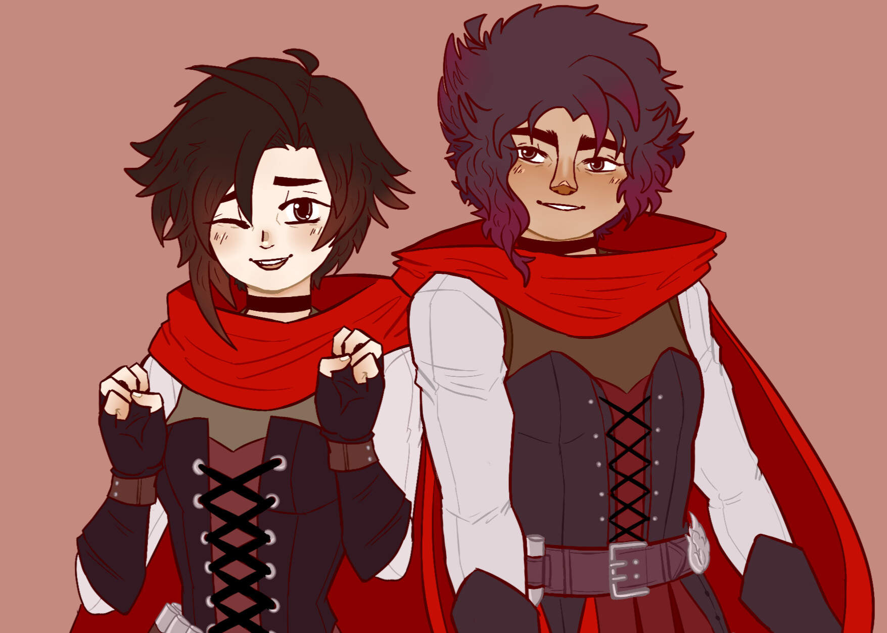 ArtStation - RWBY Fanart - Two Rubys