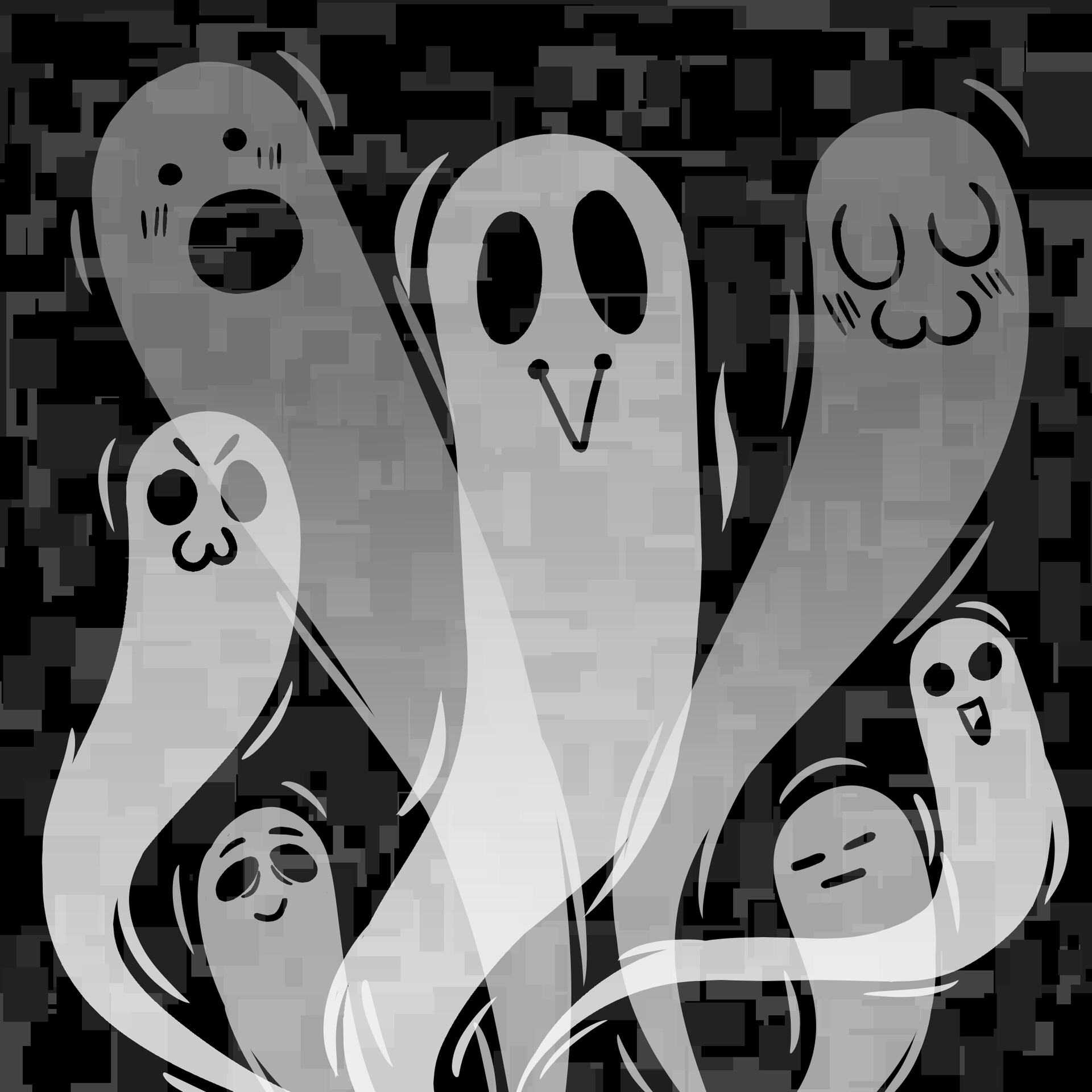 ArtStation - Funky Little Ghosts