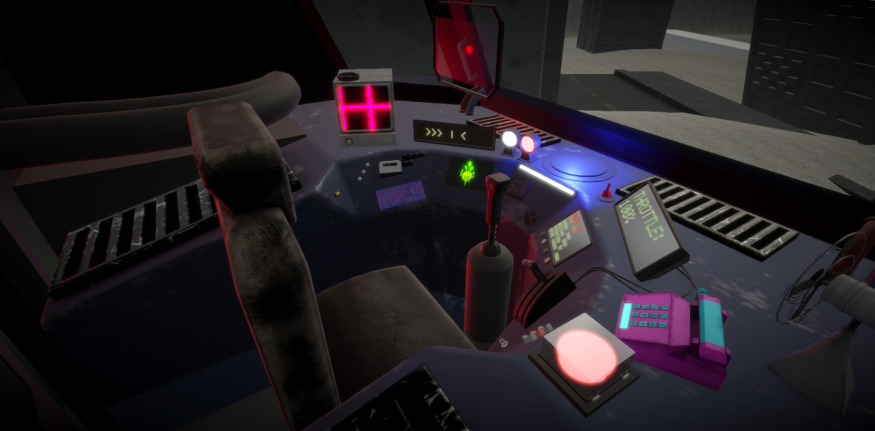 ArtStation - Mech Cockpit