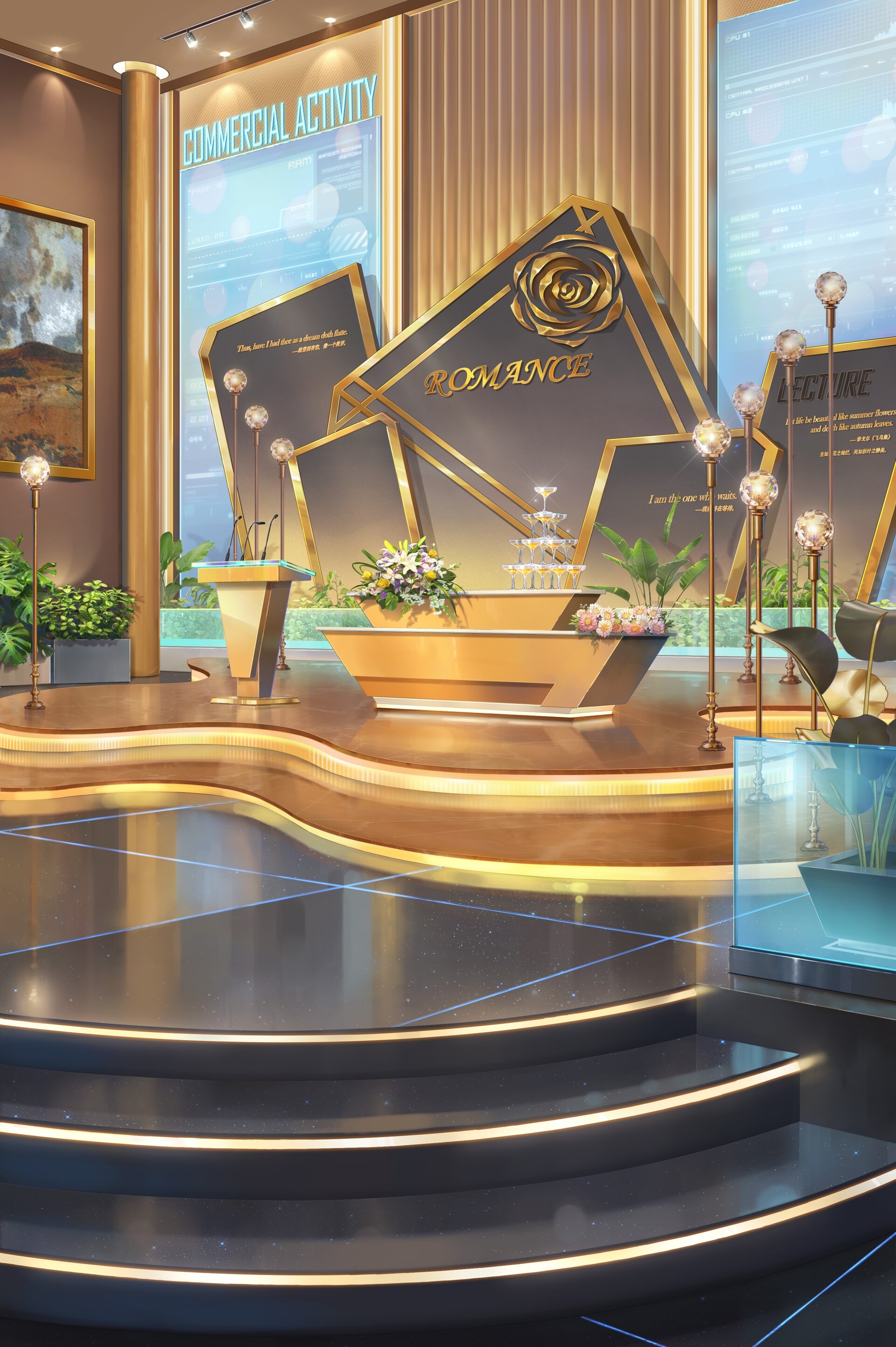 ArtStation - PlanC-The plot background of the female-oriented mobile ...