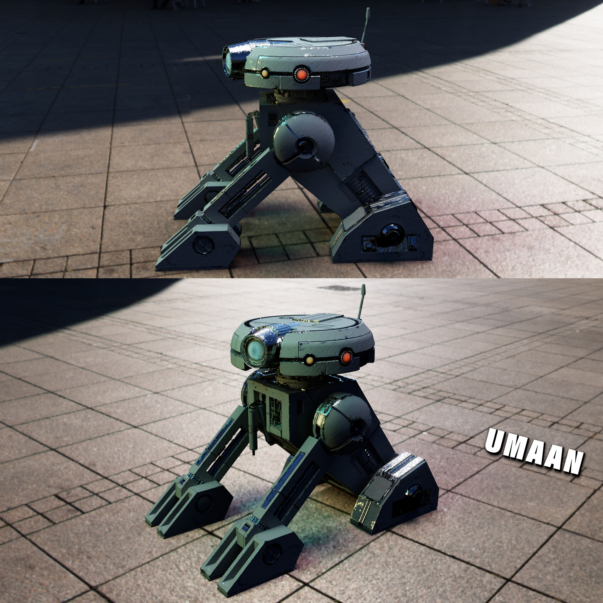 ArtStation - T3 Robot 3D