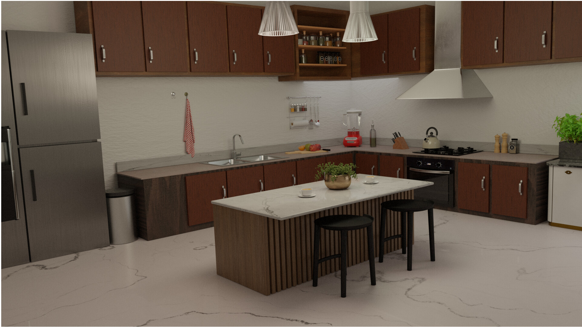 ArtStation - KITCHEN INTERIOR