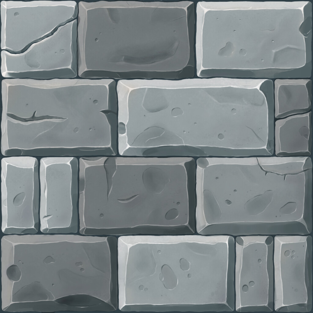 tileable stylized rock texture