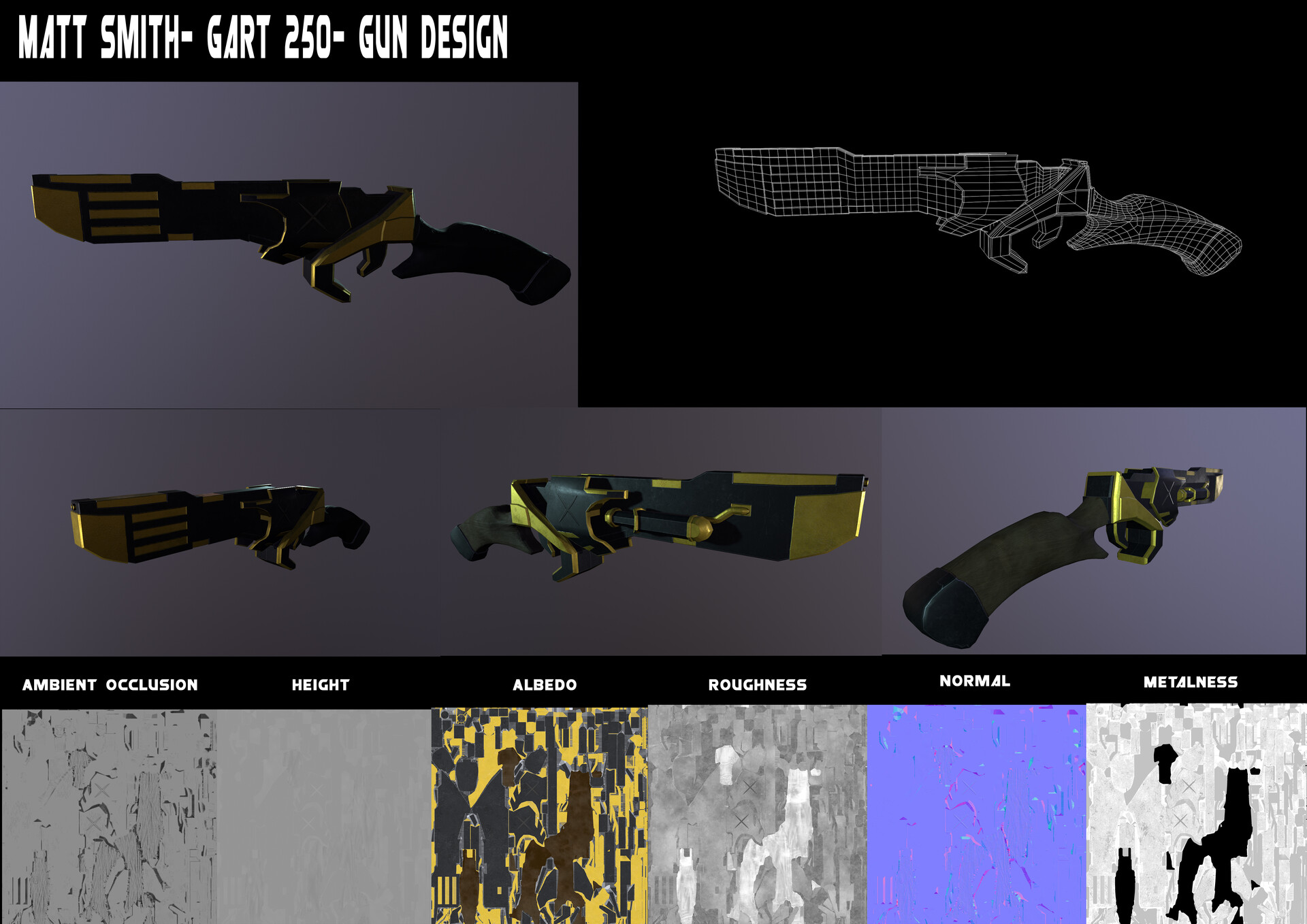 ArtStation - Dishonored Inspired Gun