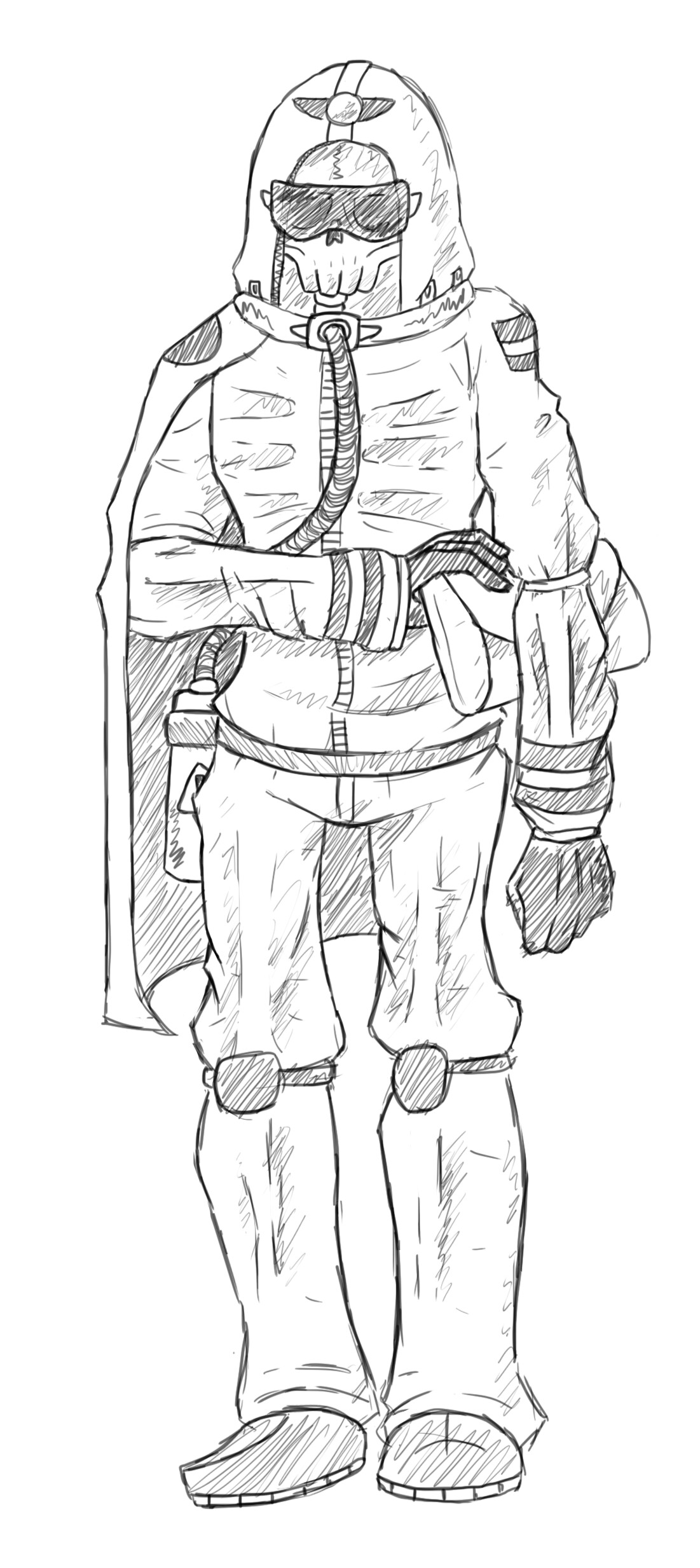 ArtStation - SS13 - Plasmaman Captain