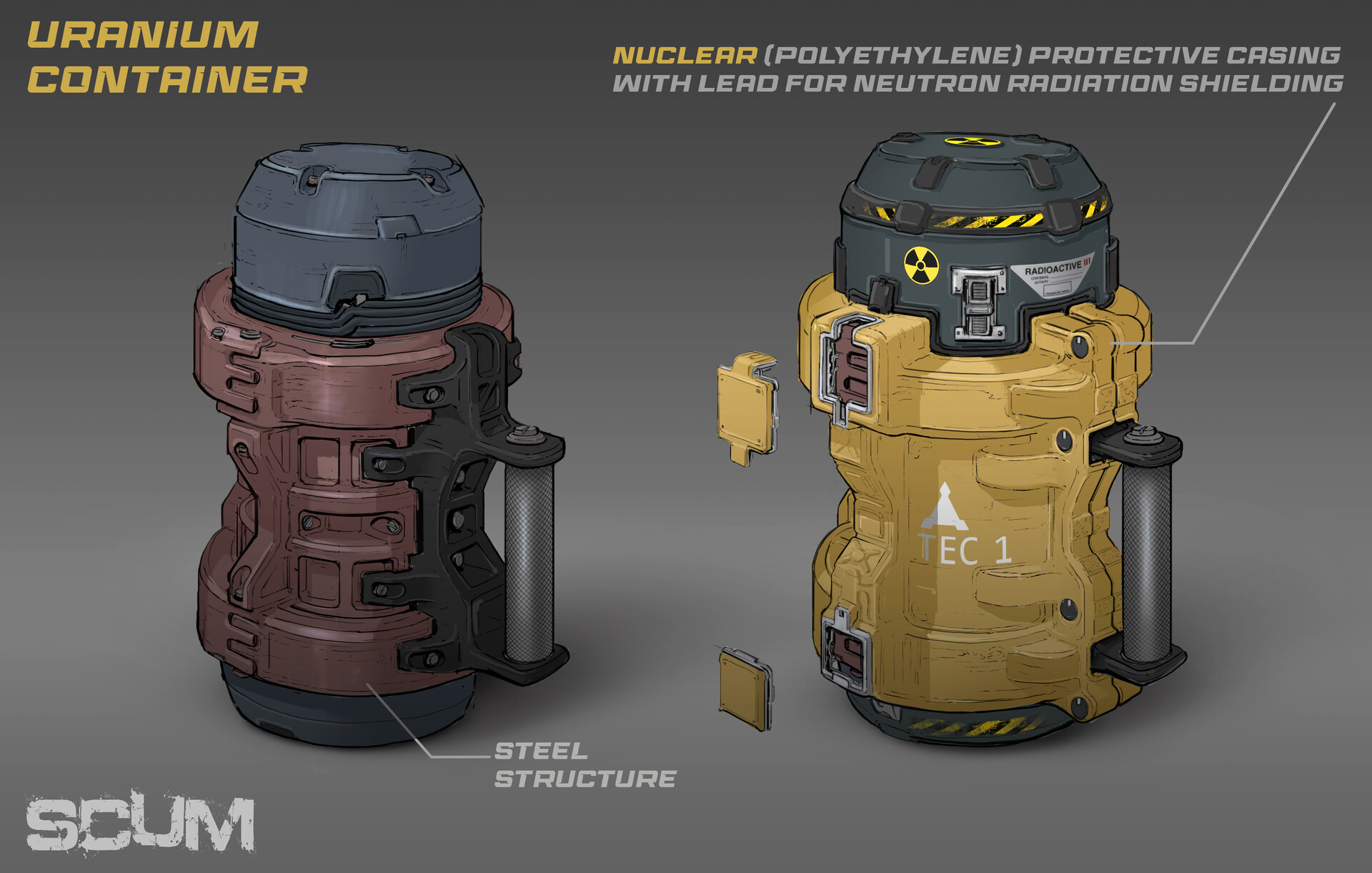 ArtStation - Uranium Container