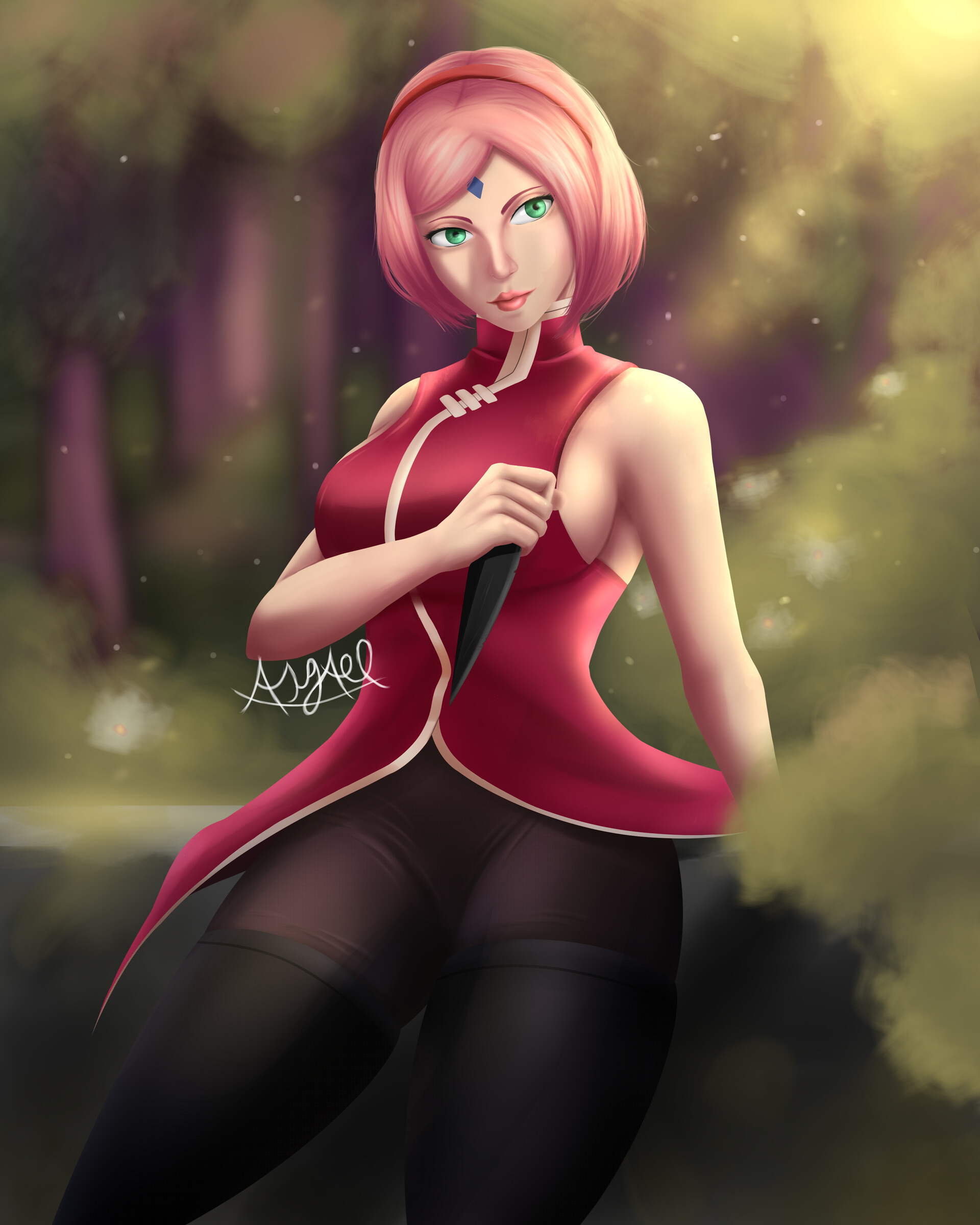 ArtStation - Sakura Haruno Illustration