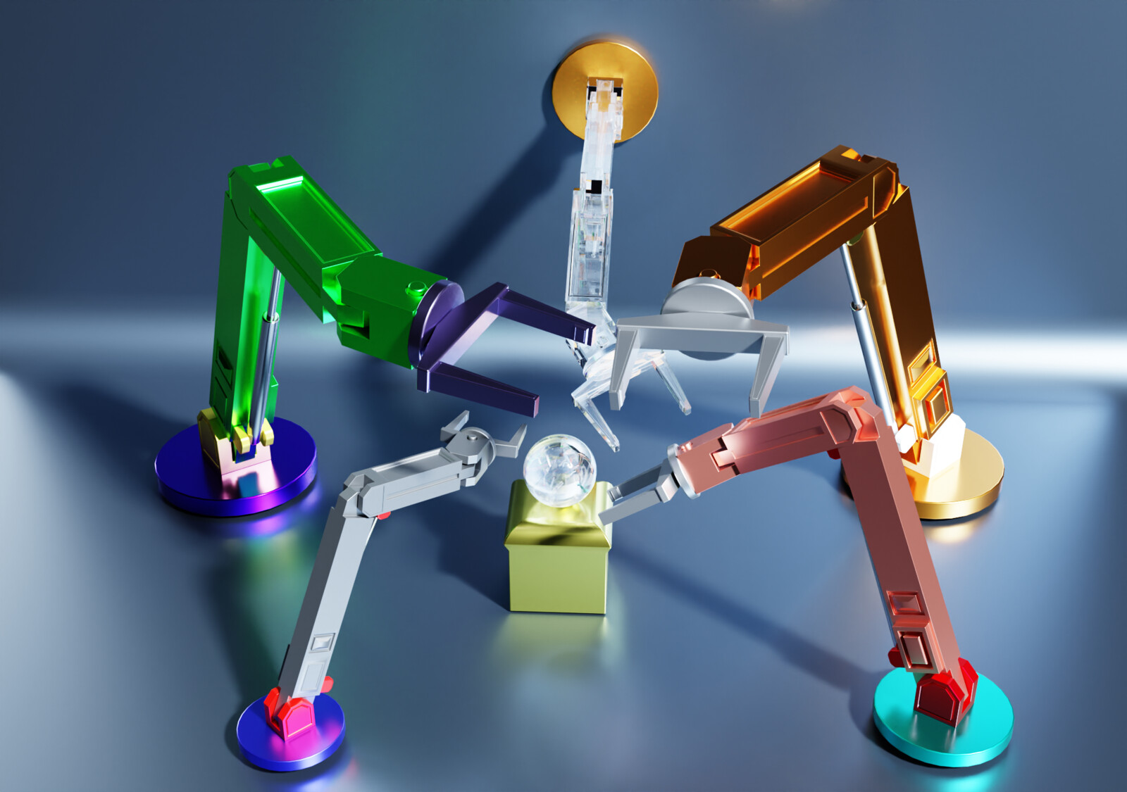 Jerry Wang - Low poly machine