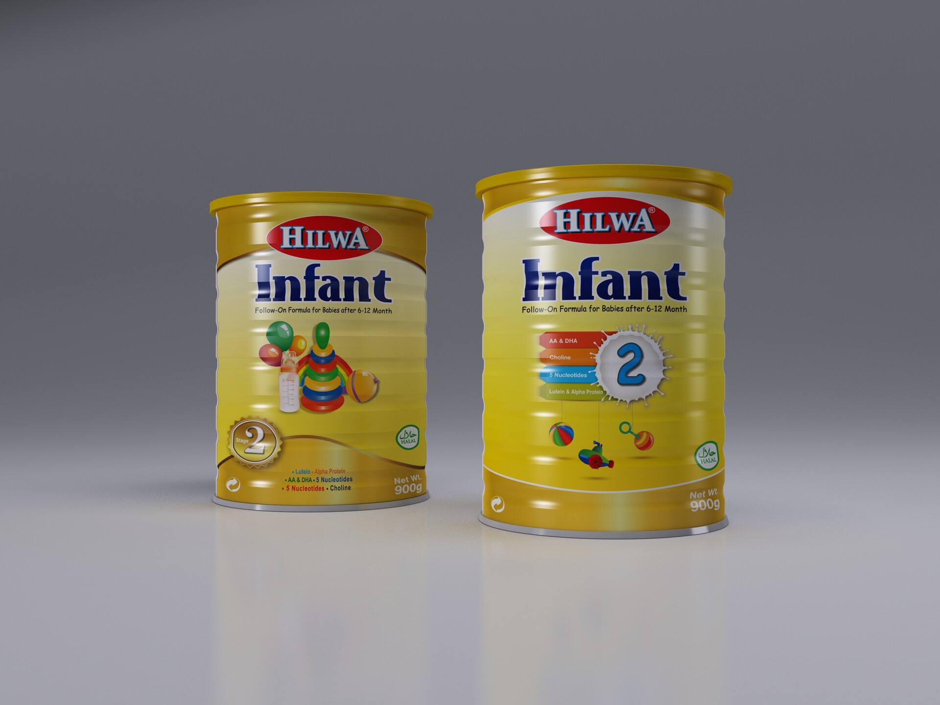 ArtStation - Infant milk label STAGE 1