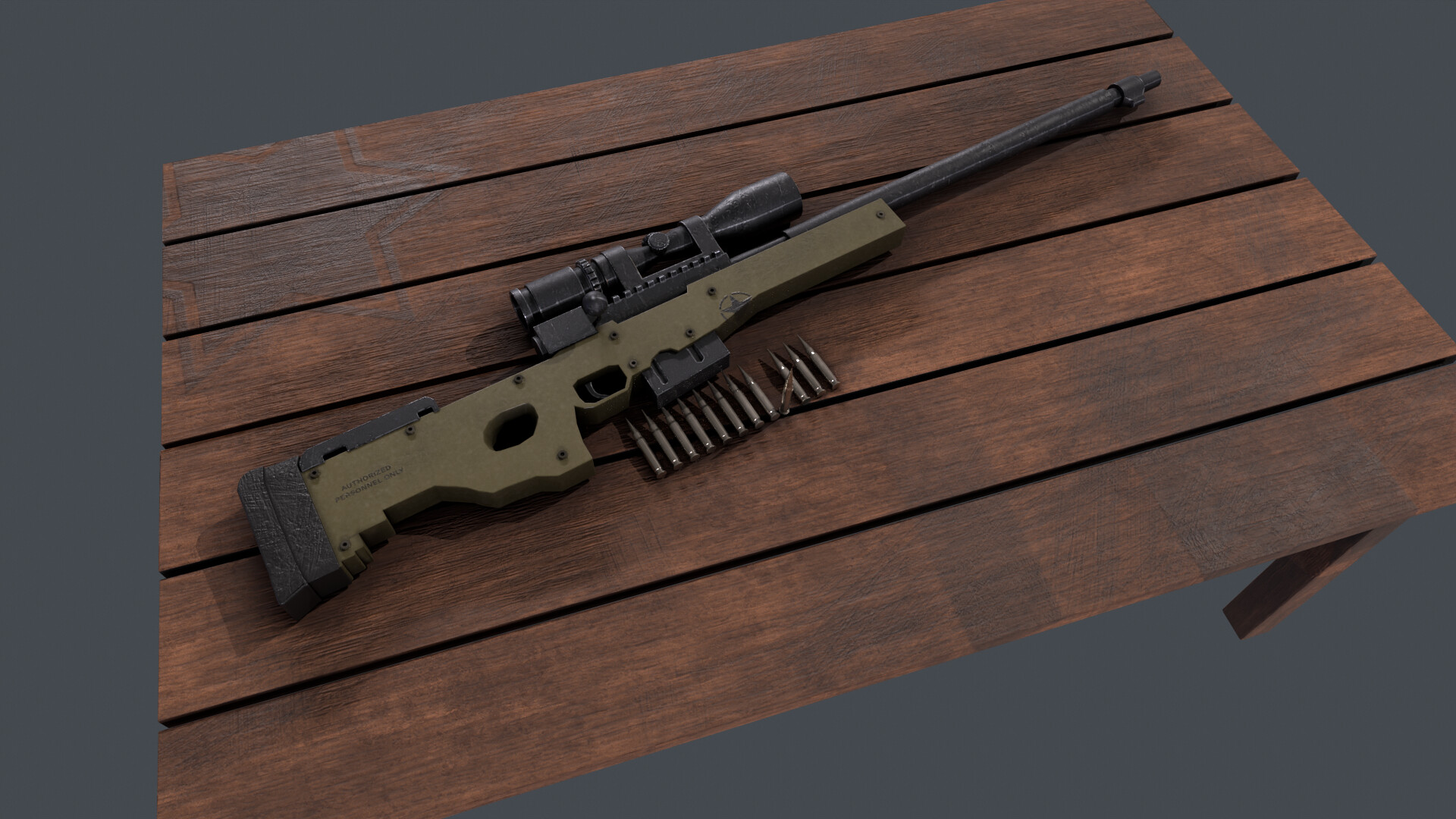 ArtStation - AWM GUN