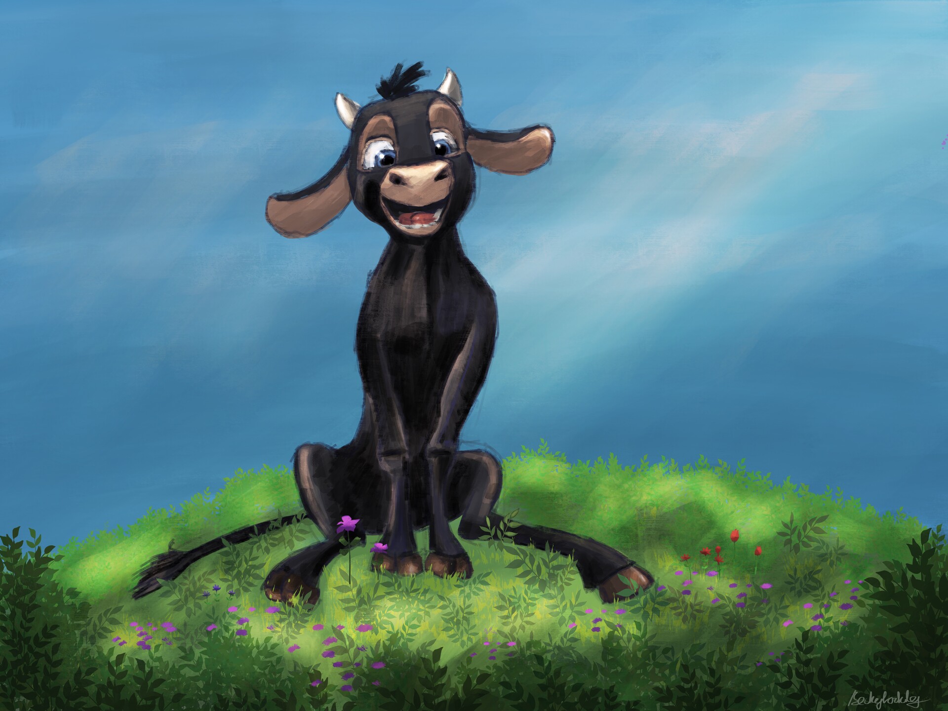 ArtStation - Ferdinand the kind bull