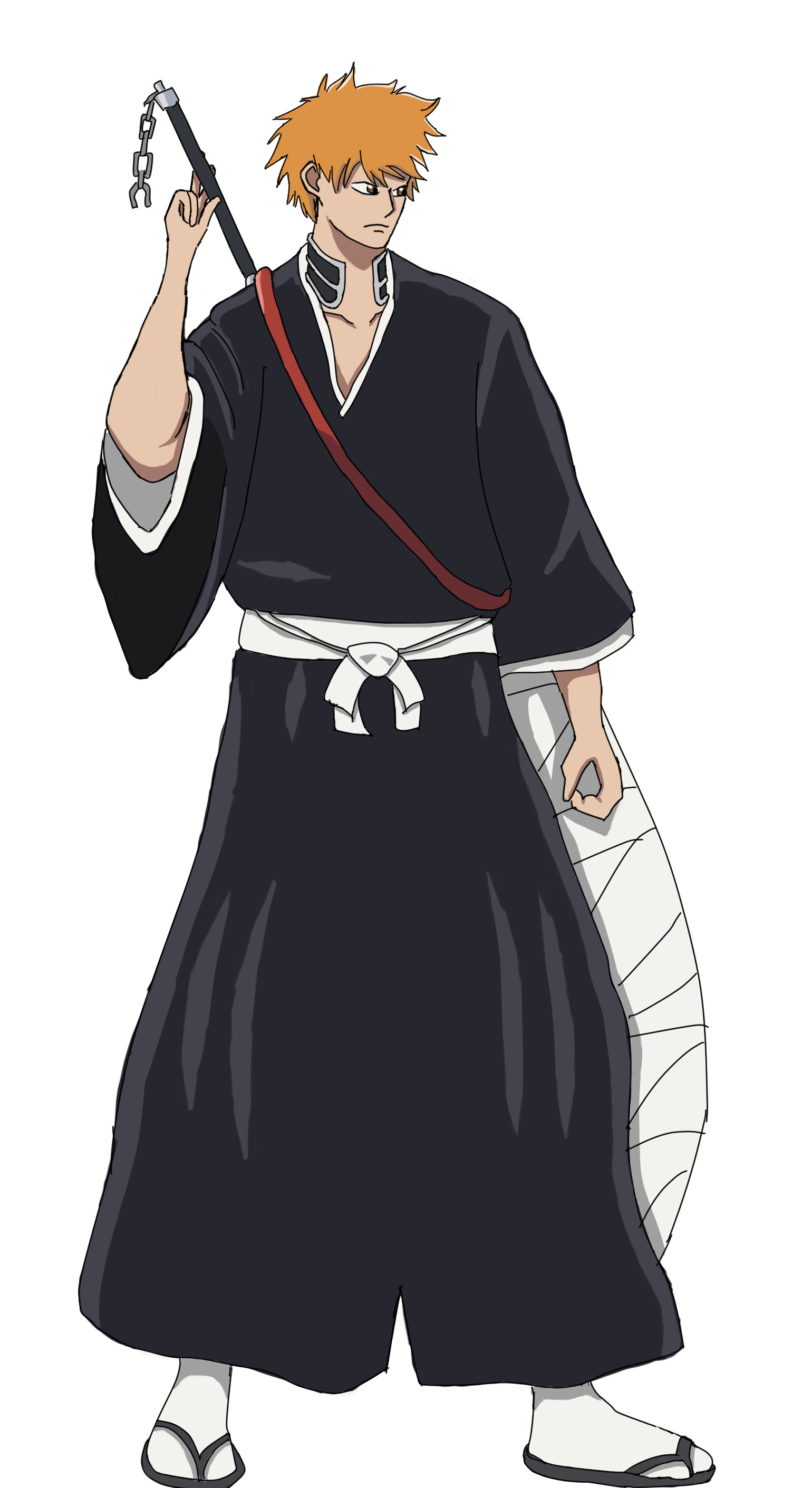 ArtStation - Ichigo Kurosaki Anime Fan Art