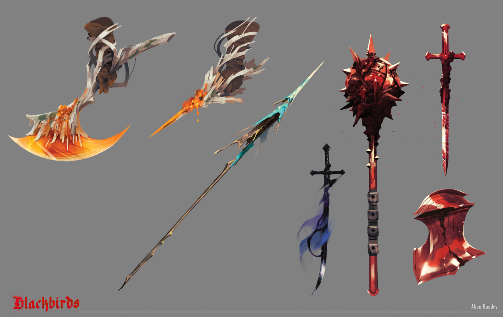 Alice Boudry - BLACKBIRDS RPG - Weapons