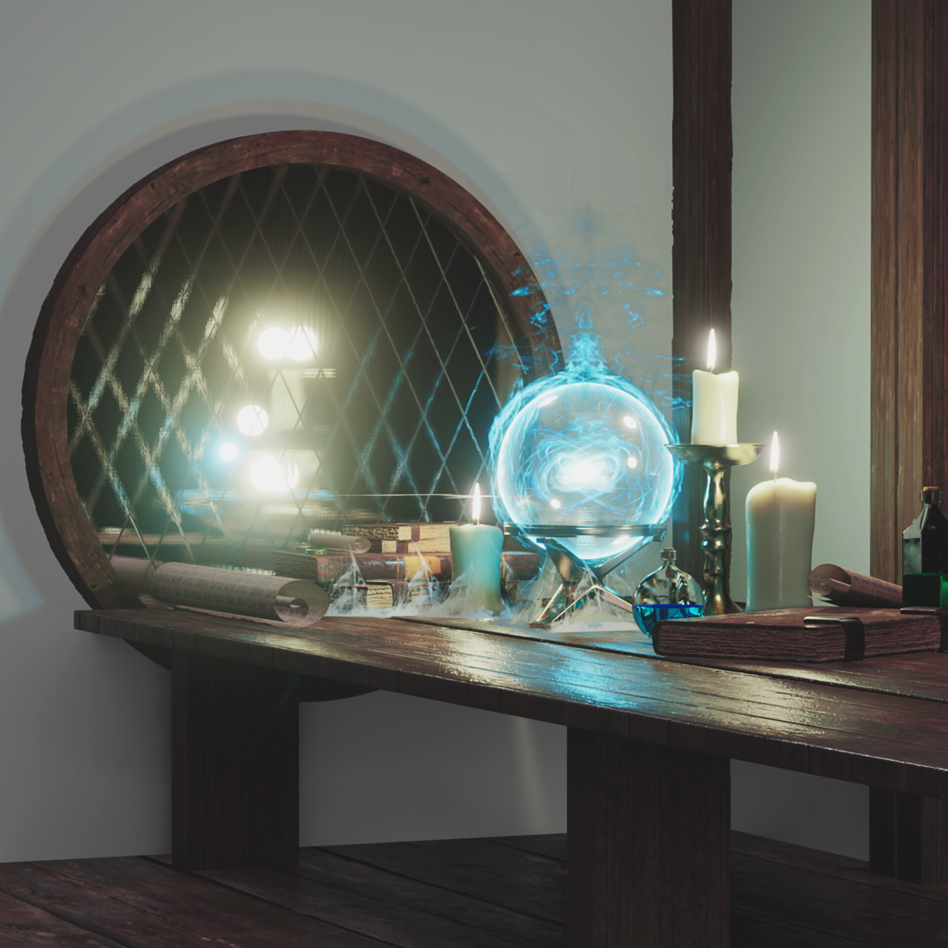 ArtStation - Magical Orb Scene