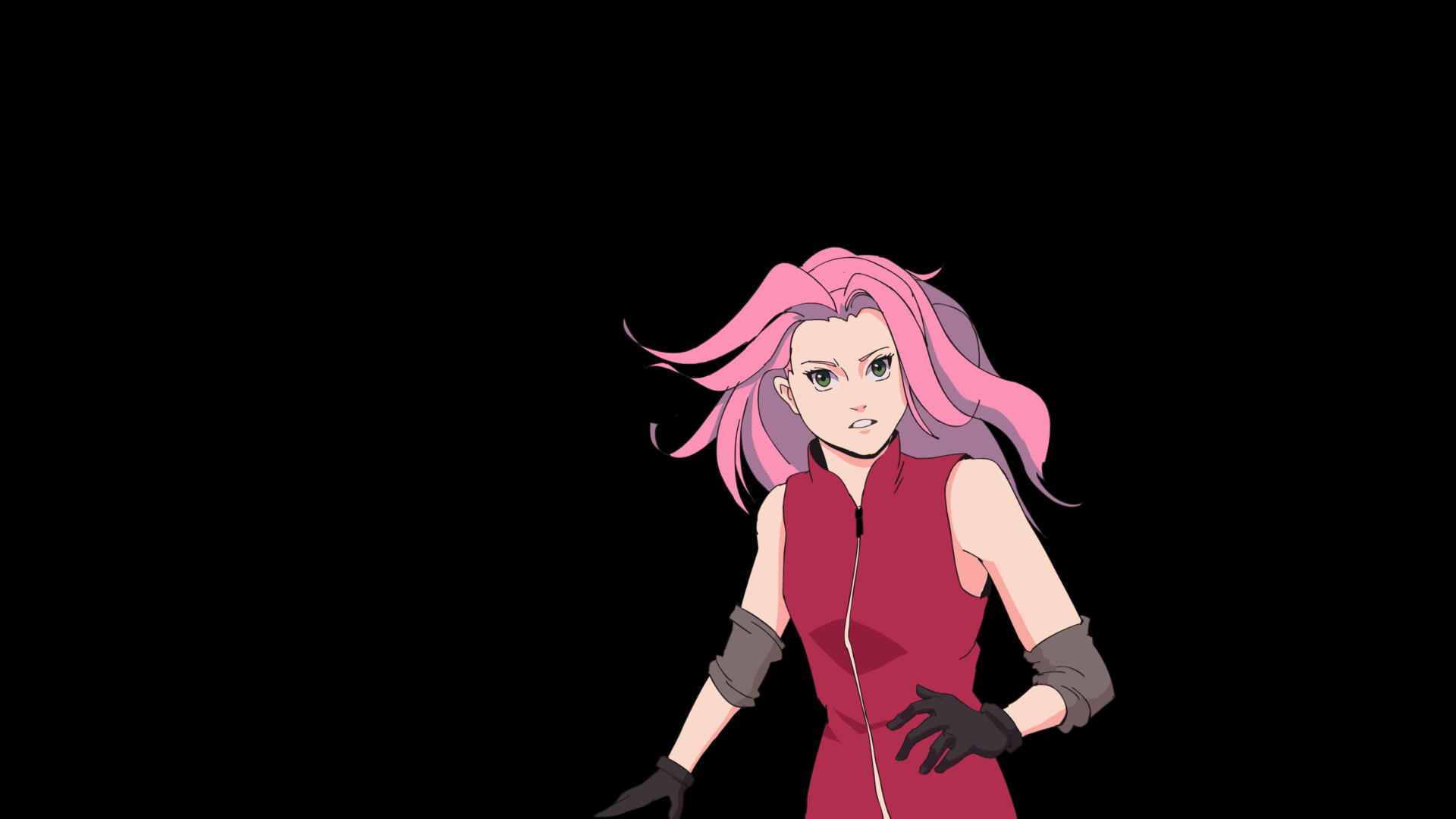 ArtStation - Sakura 2d animation running cycle