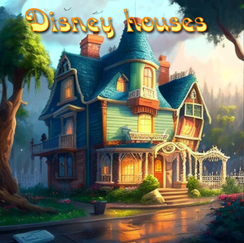 ArtStation - Concept Dysney houses.