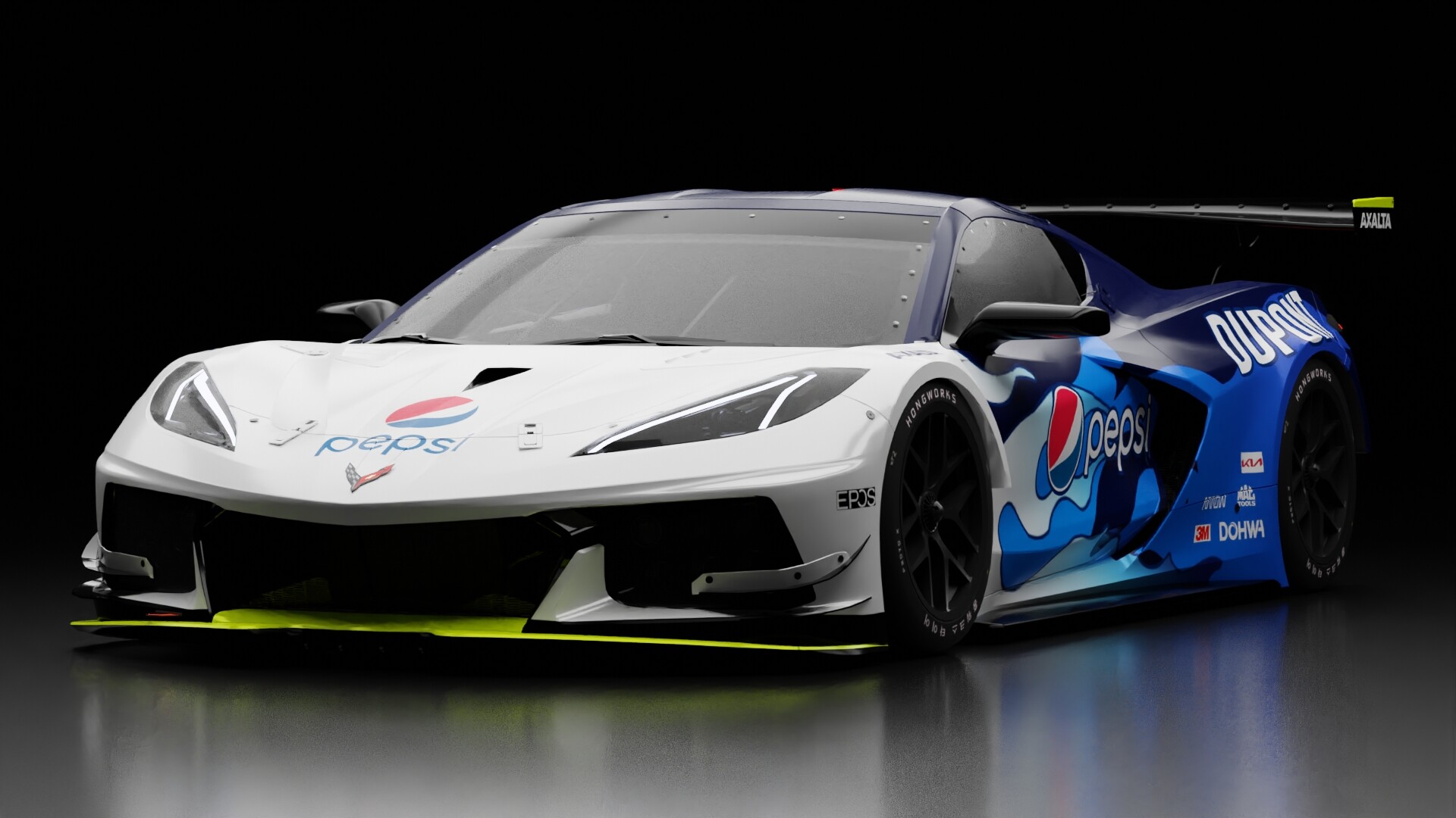 ArtStation - Chevrolet C8R Pepsi livery