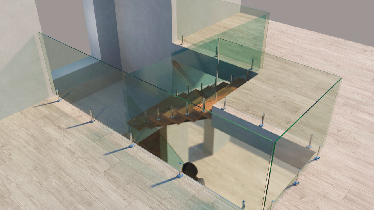 ArtStation - Engineering and visualization of the stairs