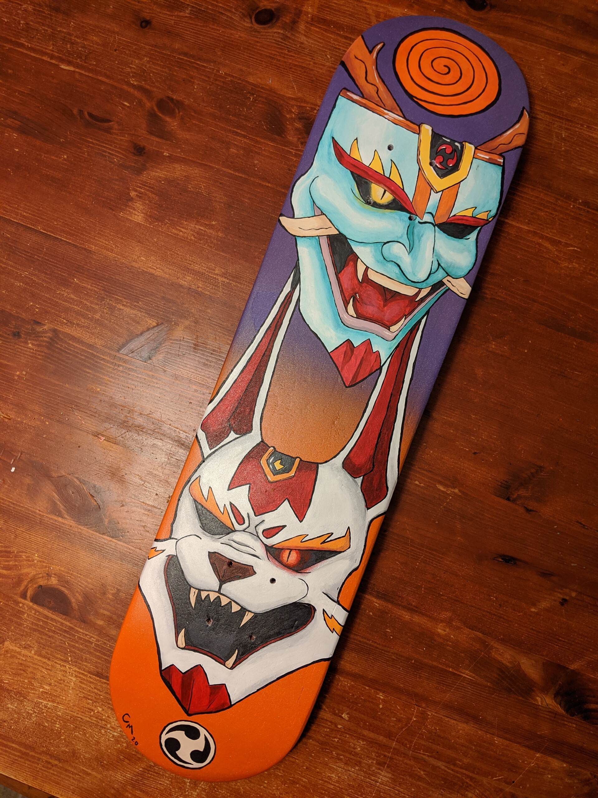 ArtStation - Skateboard Deck design