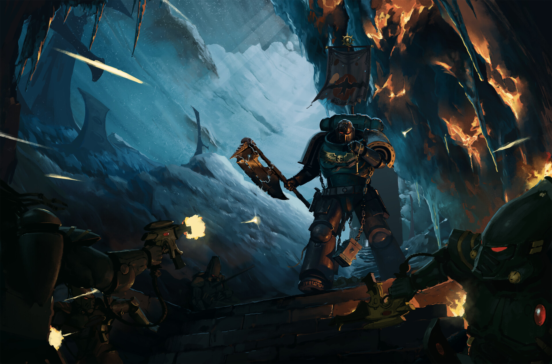 ArtStation - Warhammer 40000 Series: Ice Cave