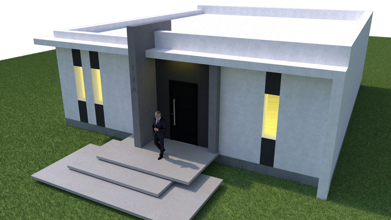 ArtStation - Exterior Architectural Modern House Visualisation
