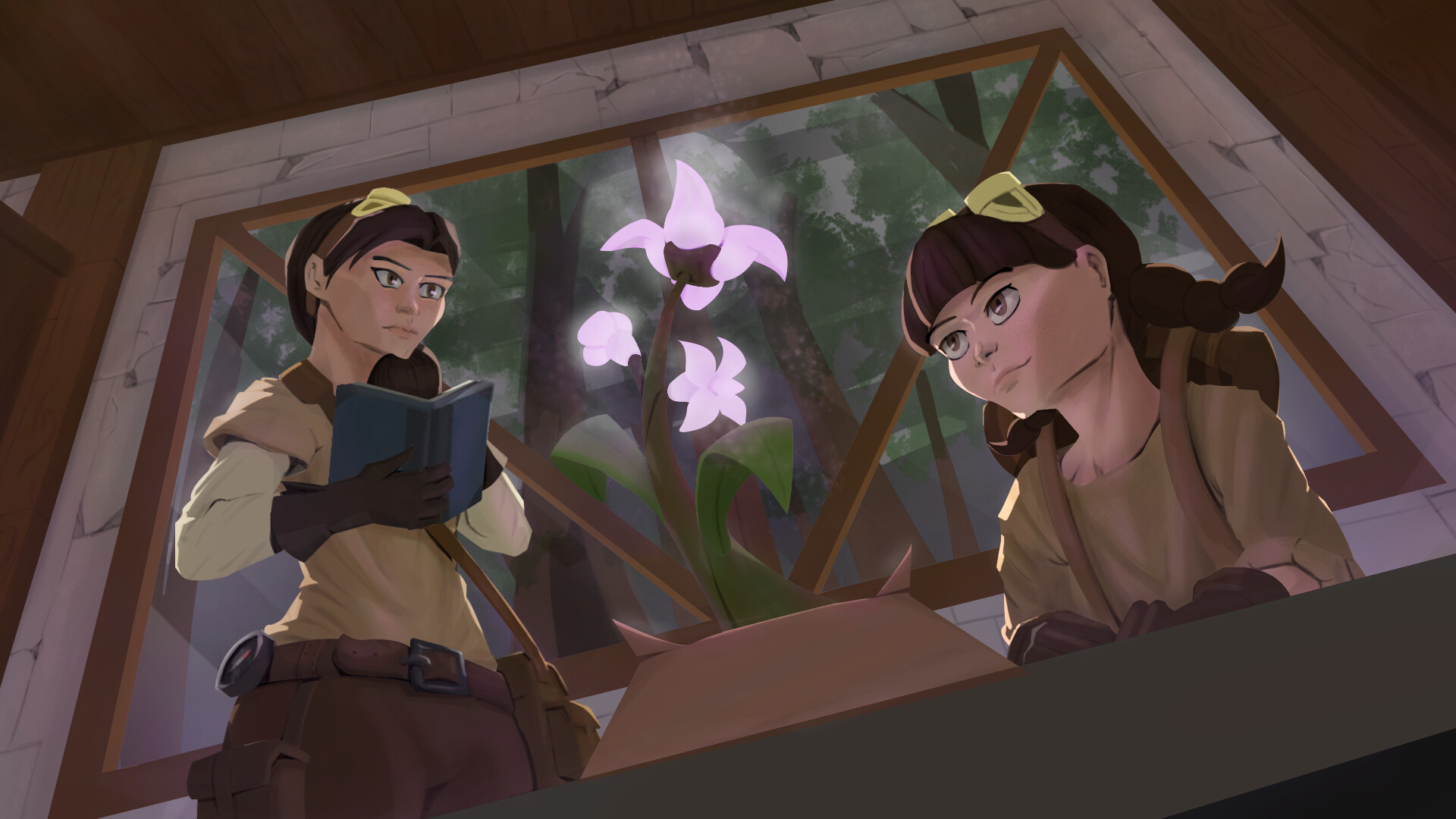 ArtStation - flor, magia e pesquisa