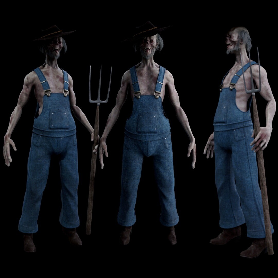 ArtStation - Mr.Grabber. The Monster from the Cornfield.