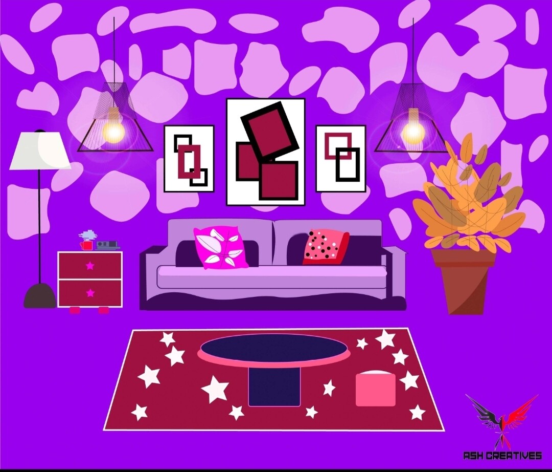 ArtStation - Vector Room Illustration.